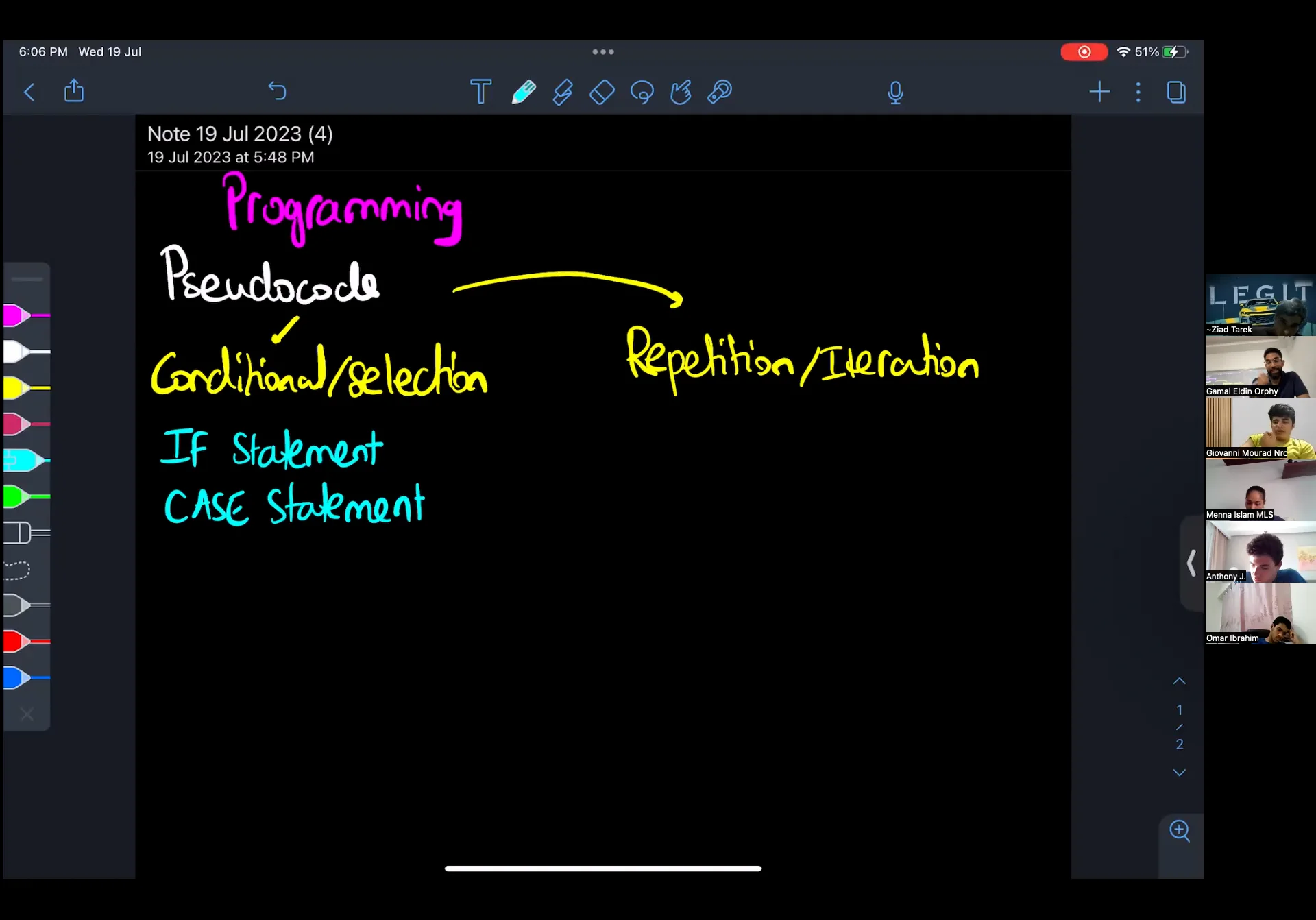OL CS Pseudocode basics, IF & CASE on Vimeo