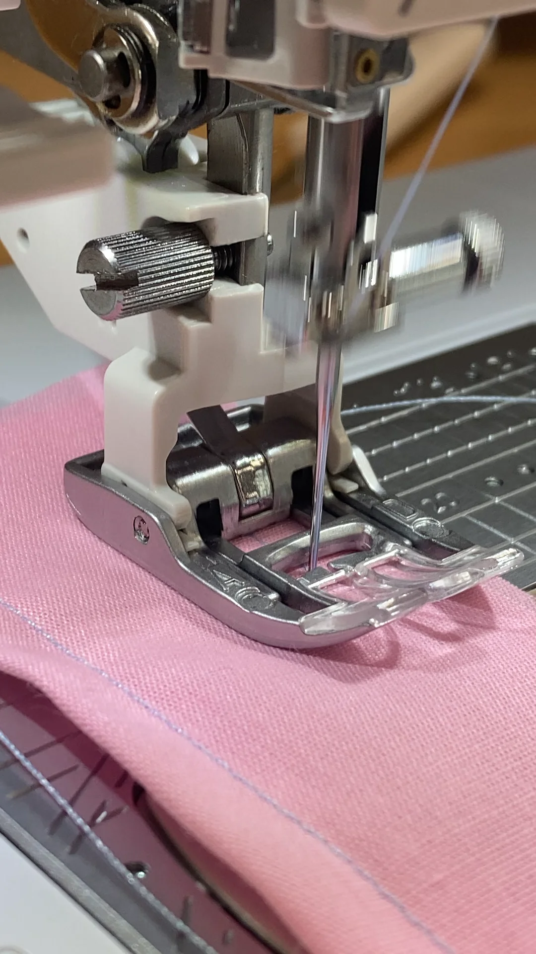 Janome AcuFeed Walking Foot on Vimeo