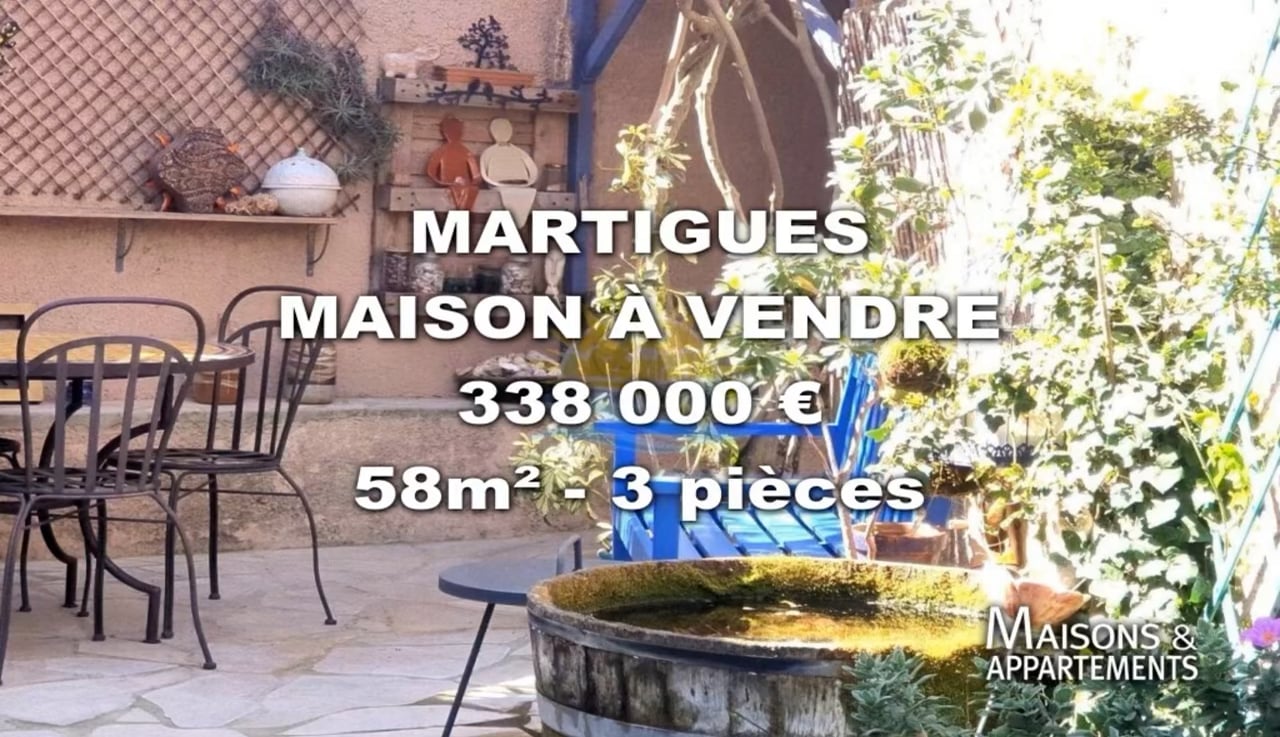 MARTIGUES - MAISON À VENDRE - 338 000 € - 58 m² - 3 pièces on Vimeo
