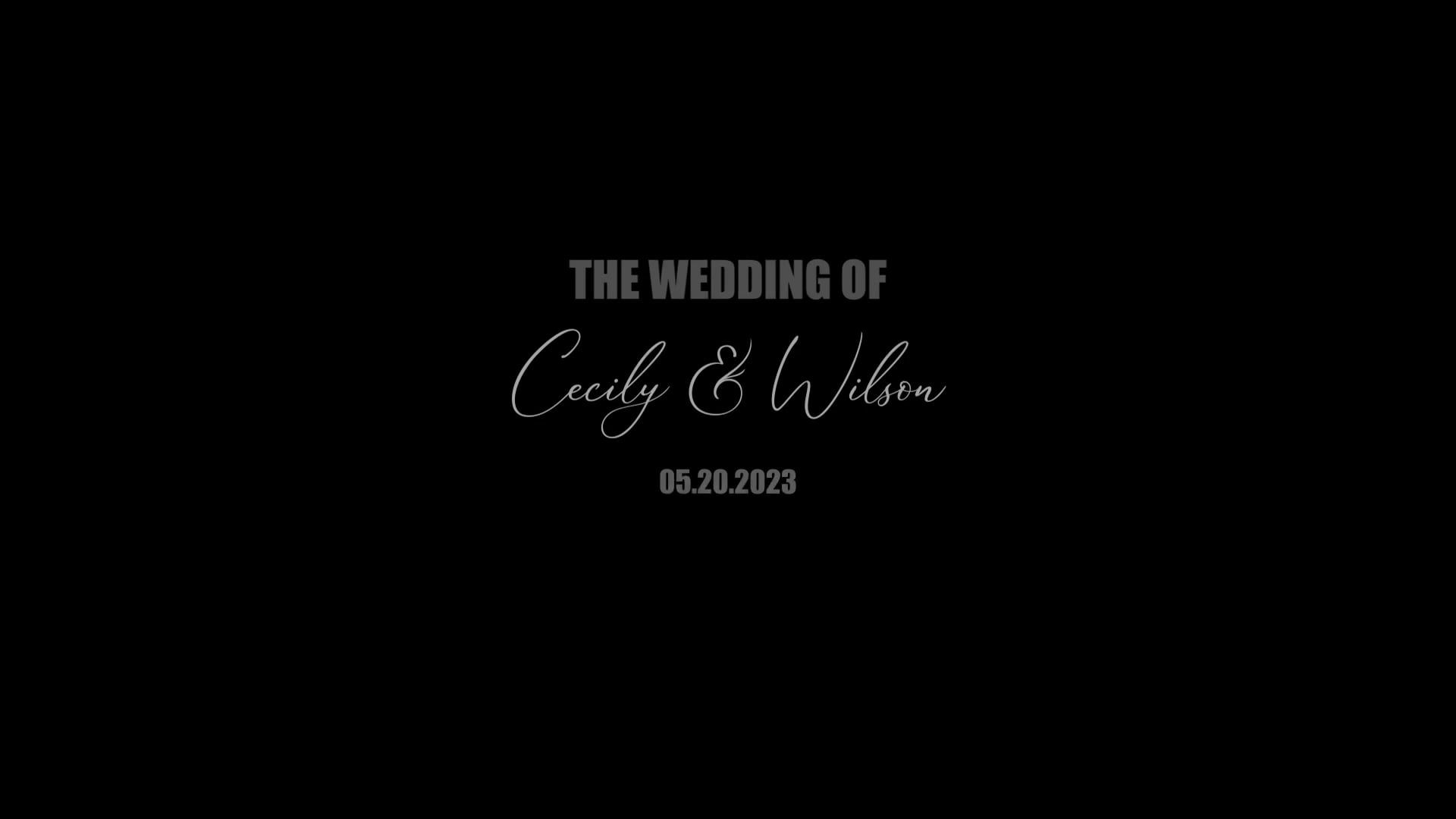 T.D.E. Wedding 2023-05-20 Cecily & Wilson Wedding Highlight Reel
