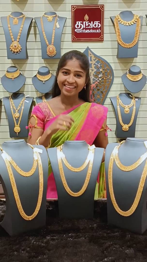 Kasu Malai Collection - Thangamayil Jewellery Limited on Vimeo
