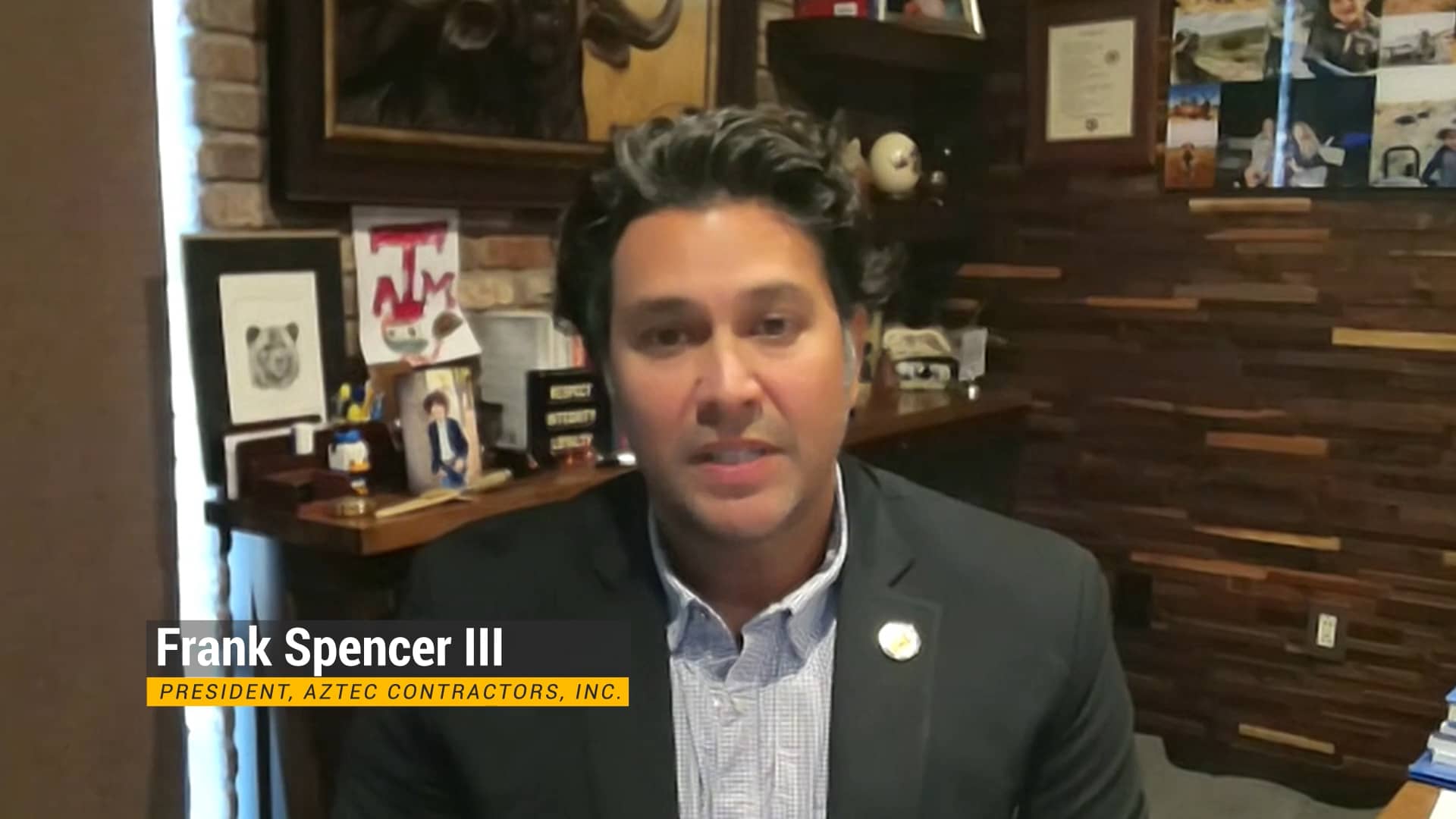 Aztec Contractors - Frank Spencer III - Texas Consilium Award Nominee ...