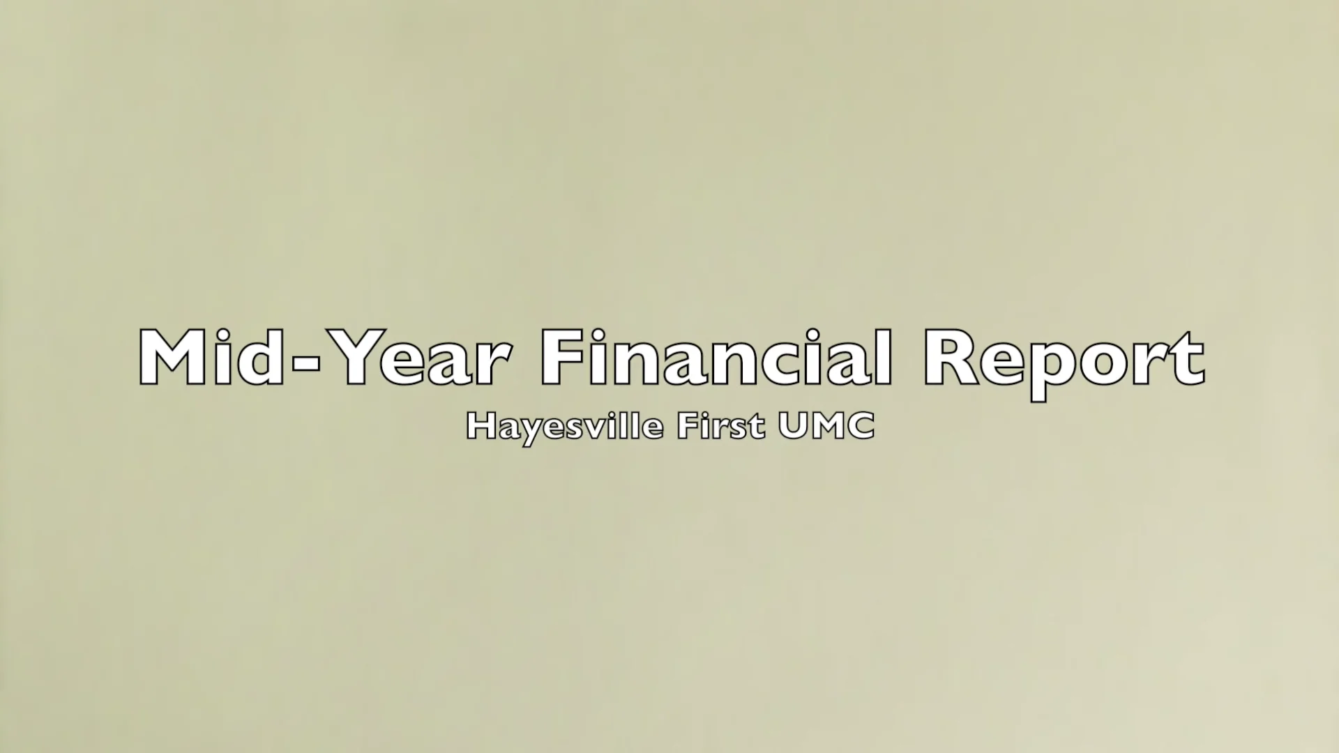 Mid-Year Financial Report on Vimeo