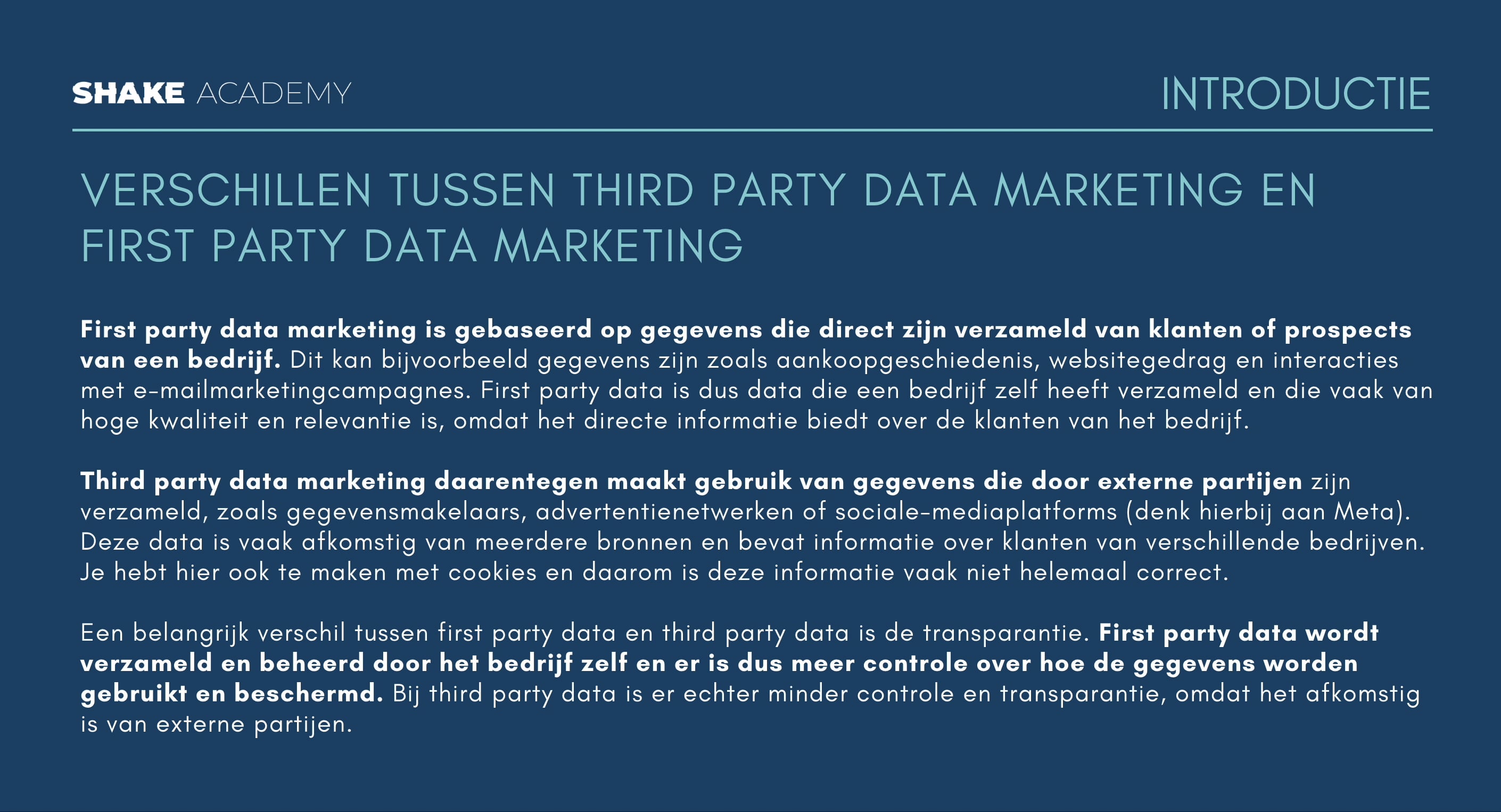 GA4 dag 1 - 3rd en 1st party data on Vimeo