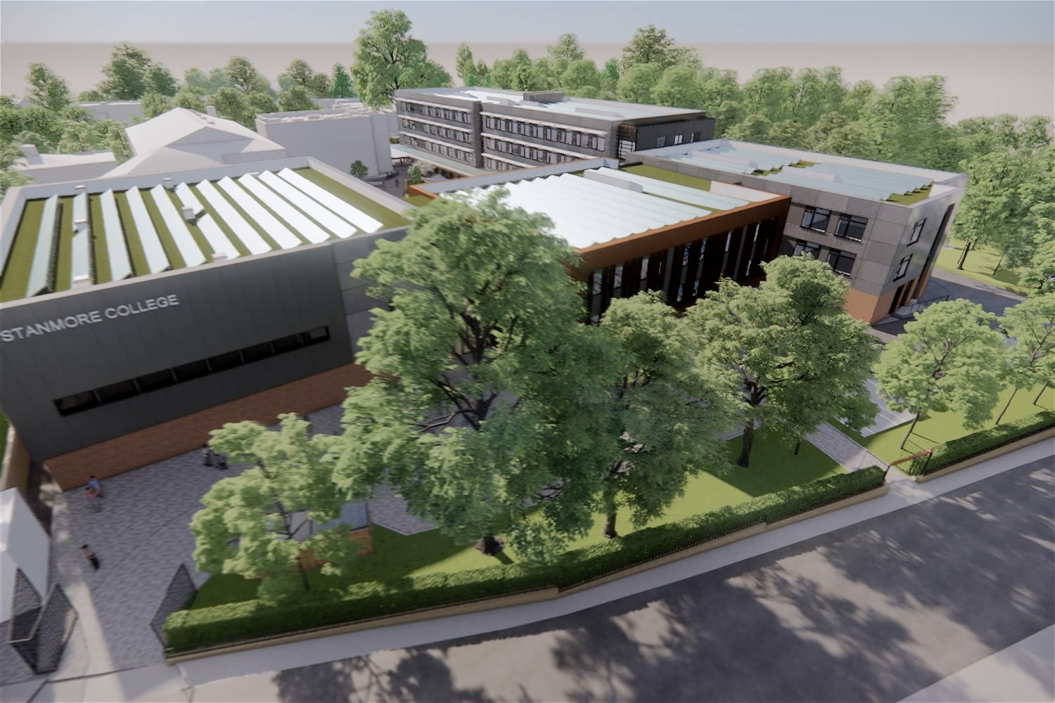 Stanmore College - Visitor Entrance Flythrough on Vimeo