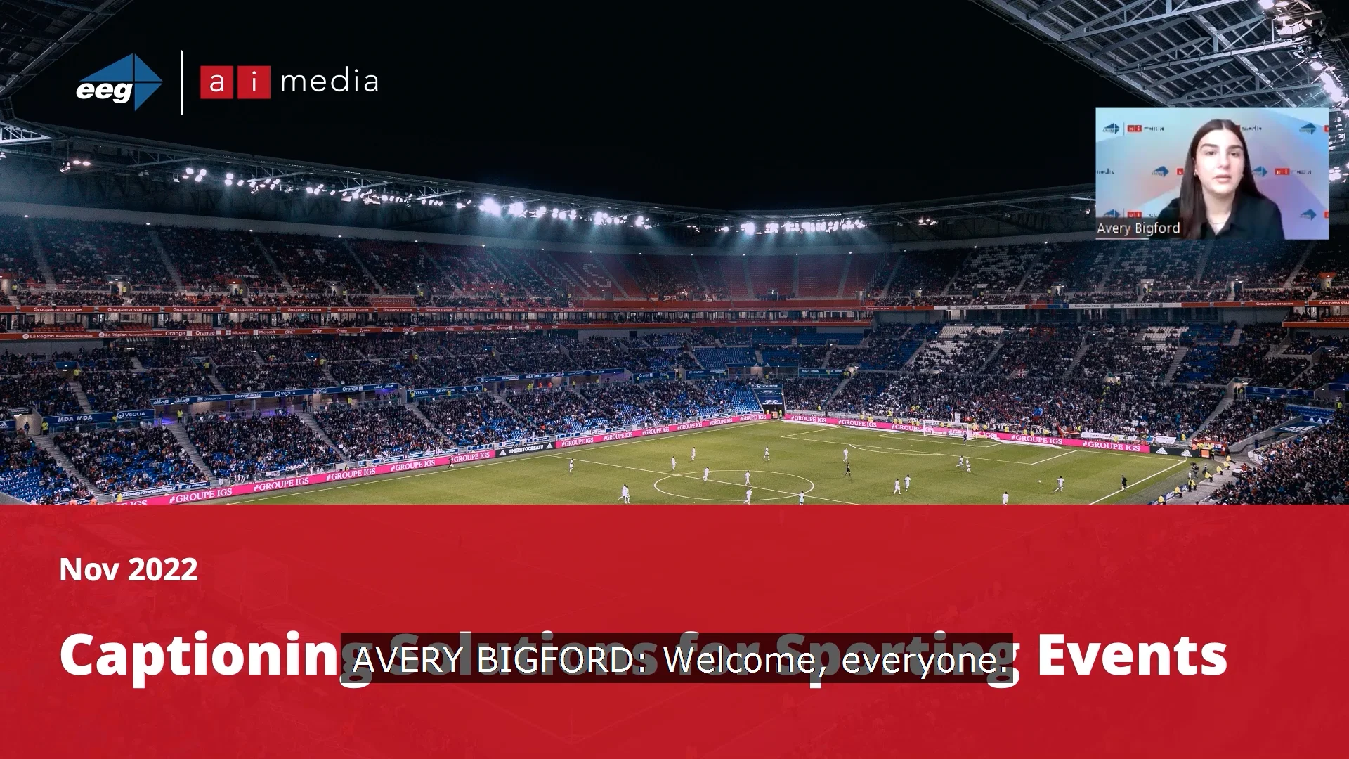 Webinar sportsevents