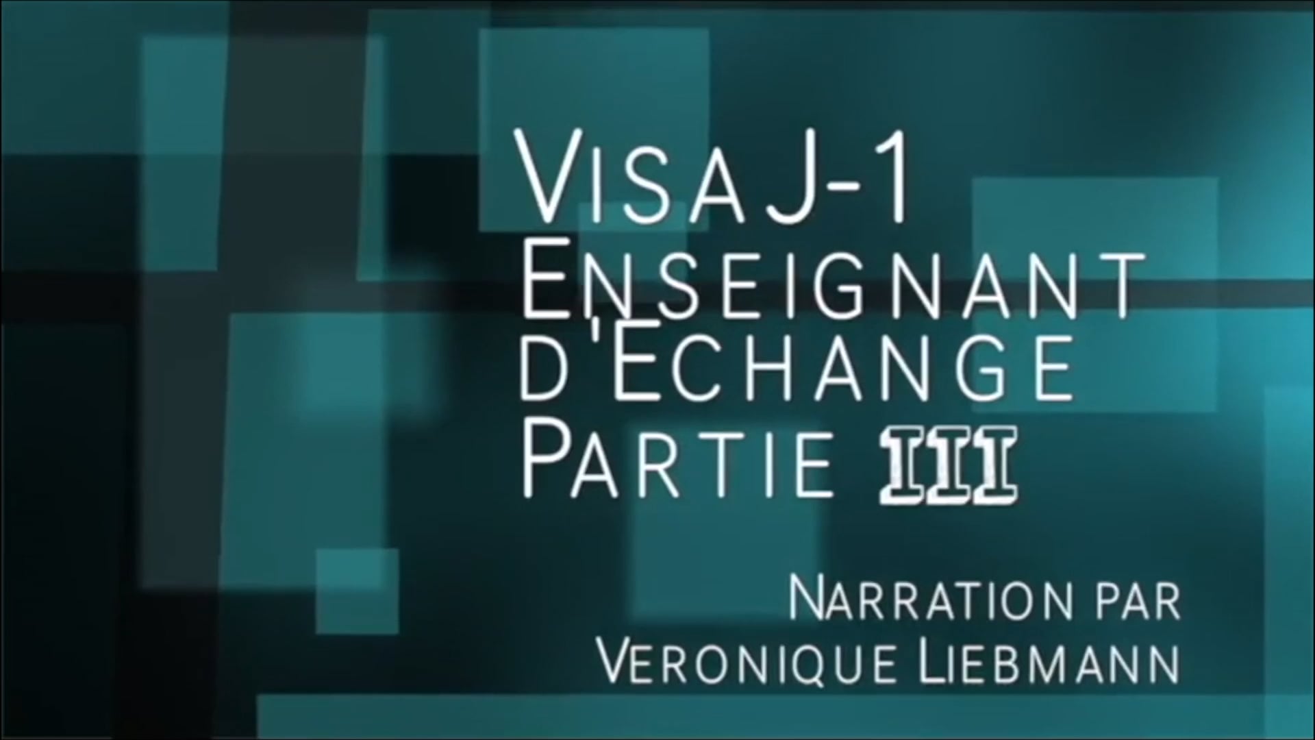 Partie III edit III on Vimeo