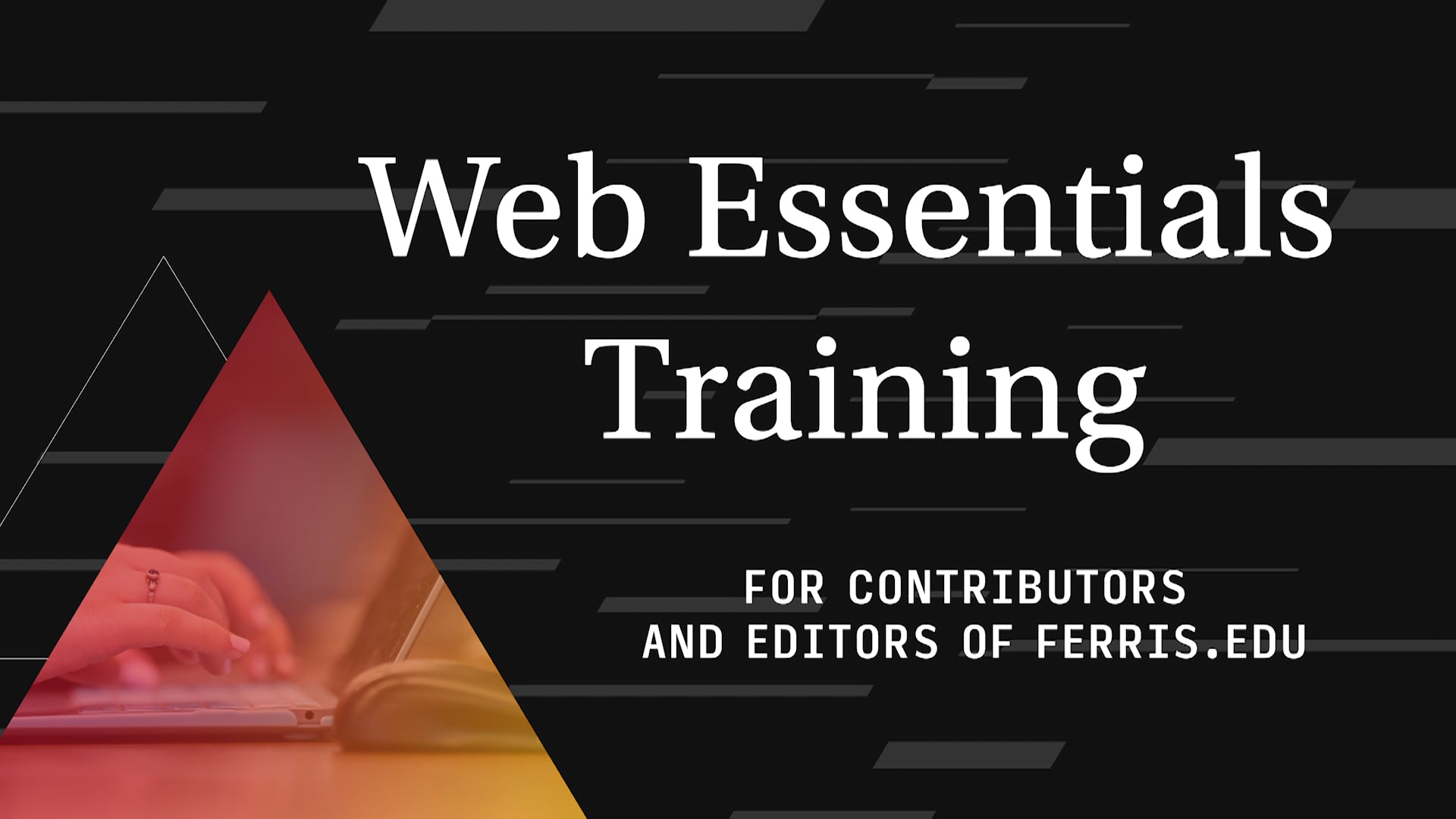 Web Training - Logging In on Vimeo