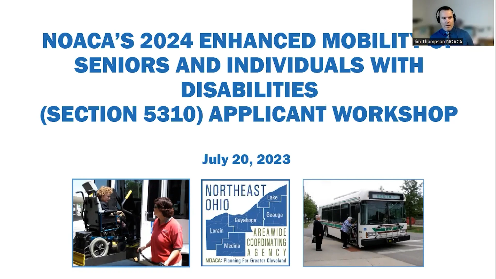 NOACA FY 2024 Section 5310 Webinar