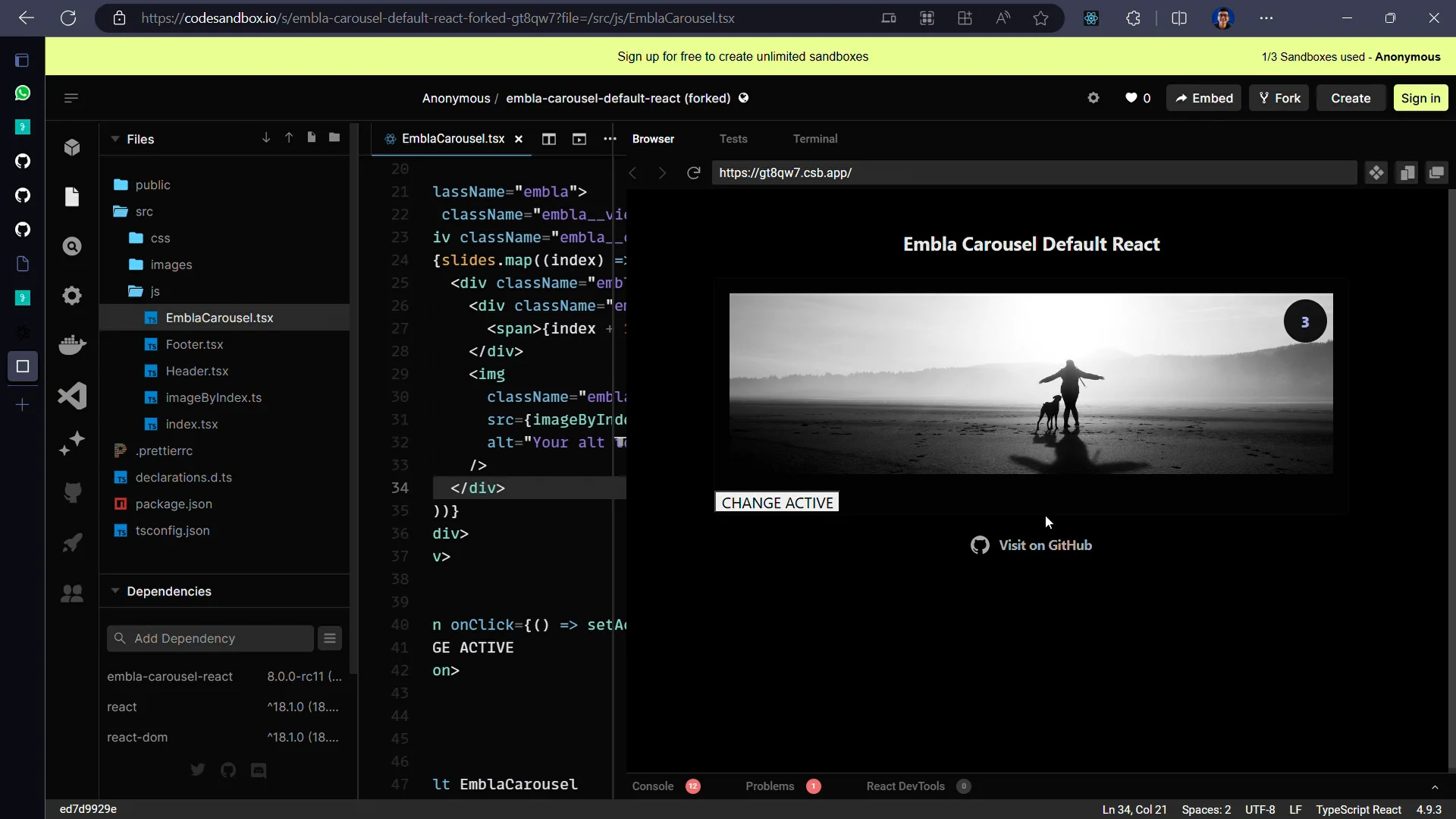embla-carousel-default-react (forked) - CodeSandbox e mais 8 páginas ...