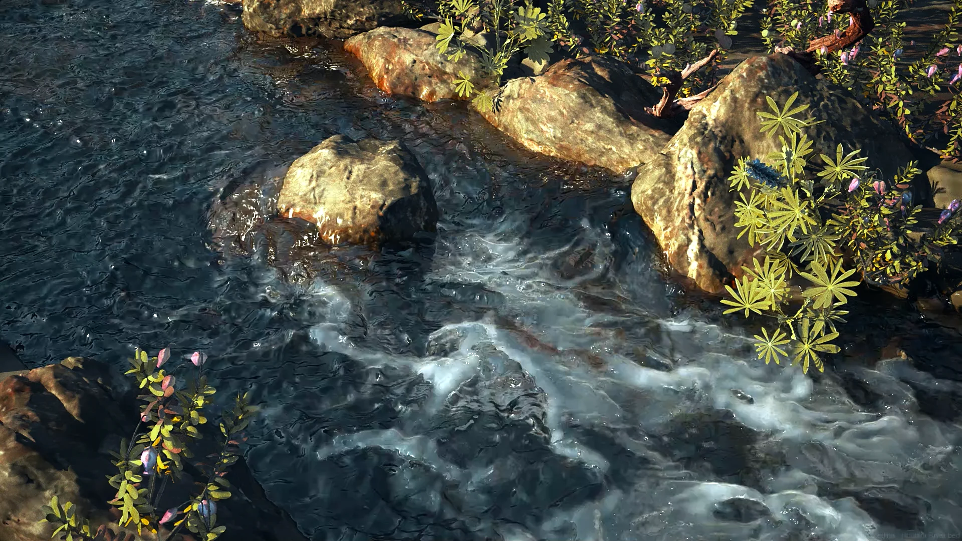 Houdini River Bed - FLIP - arnold render - Davinci Resolve on Vimeo