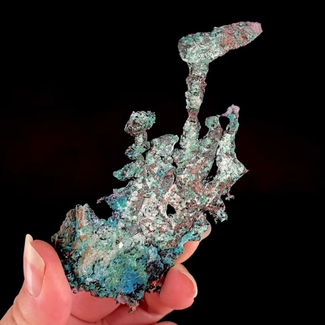 Copper with Silver, Chrysocolla and Malachite | Chimney Rock Quarry ...