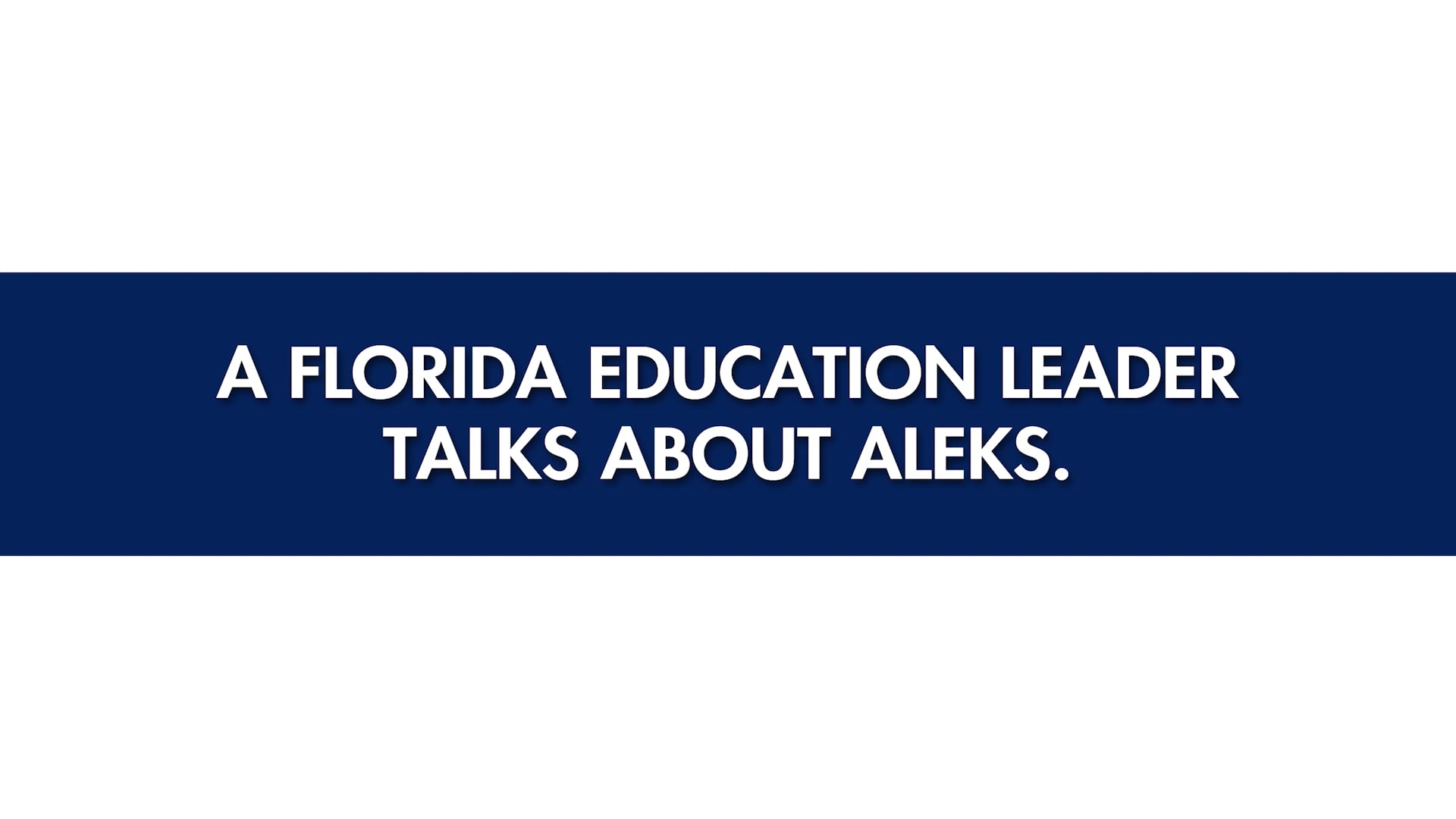 Dr. Tami Hocker ALEKS on Vimeo