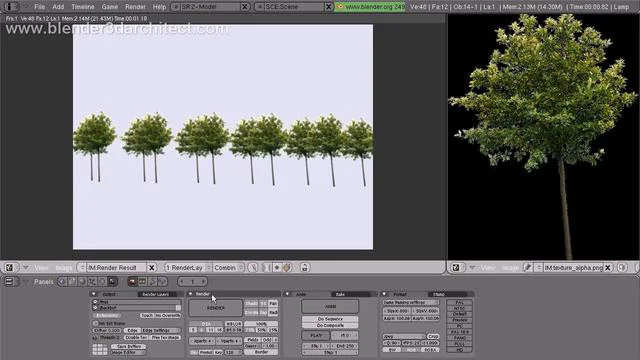 Tutorial Blender 3D and GIMP - Creating texture maps of trees on Vimeo