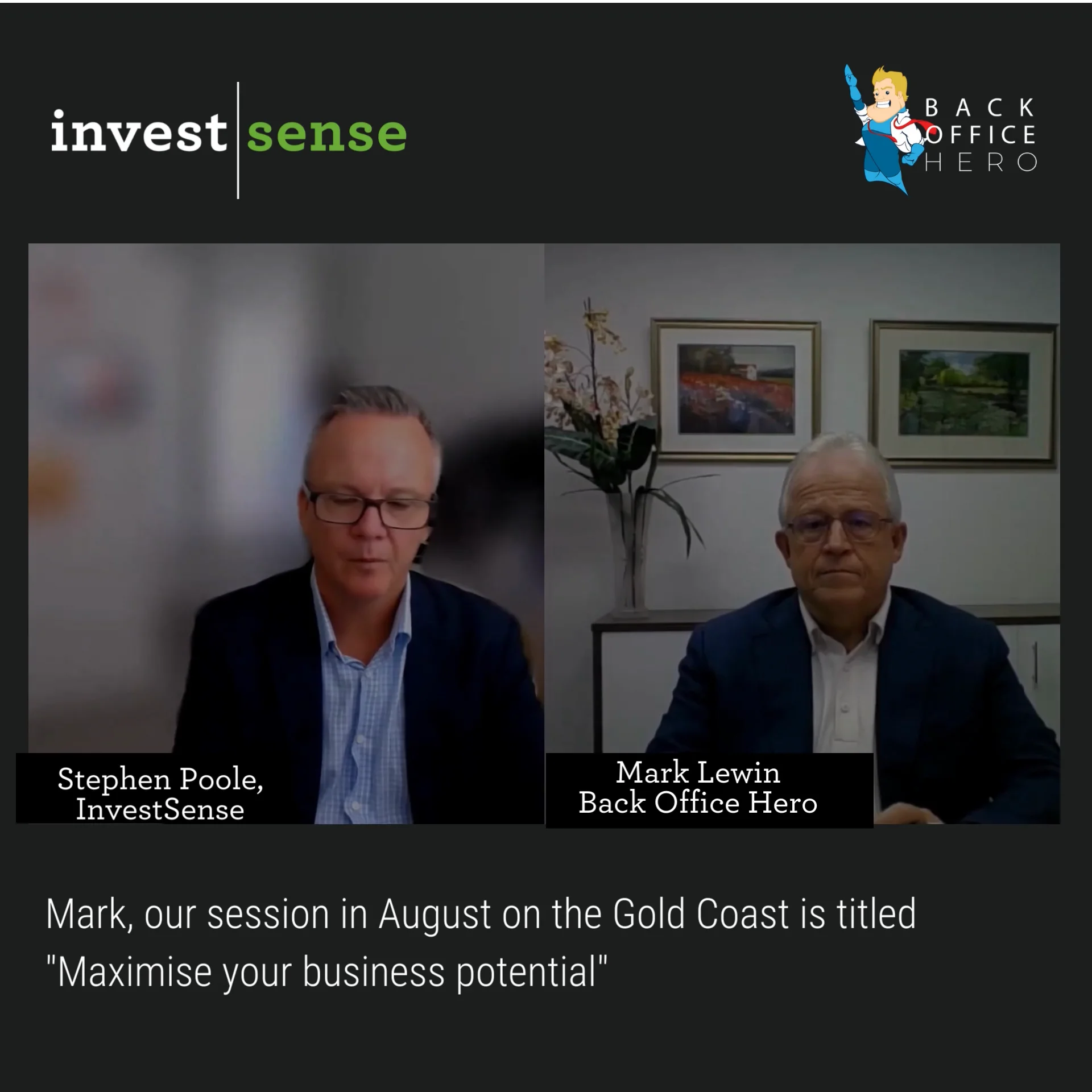 Maximise your business potential - Back Office Hero & InvestSense on Vimeo