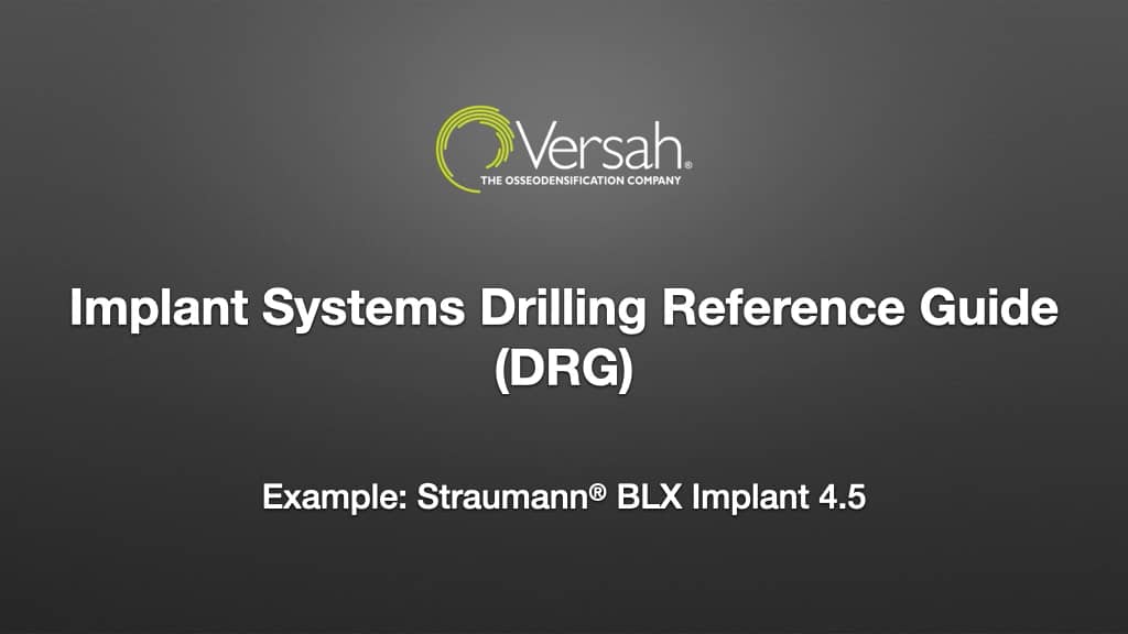 Implant System Drilling Protocols DRG on Vimeo