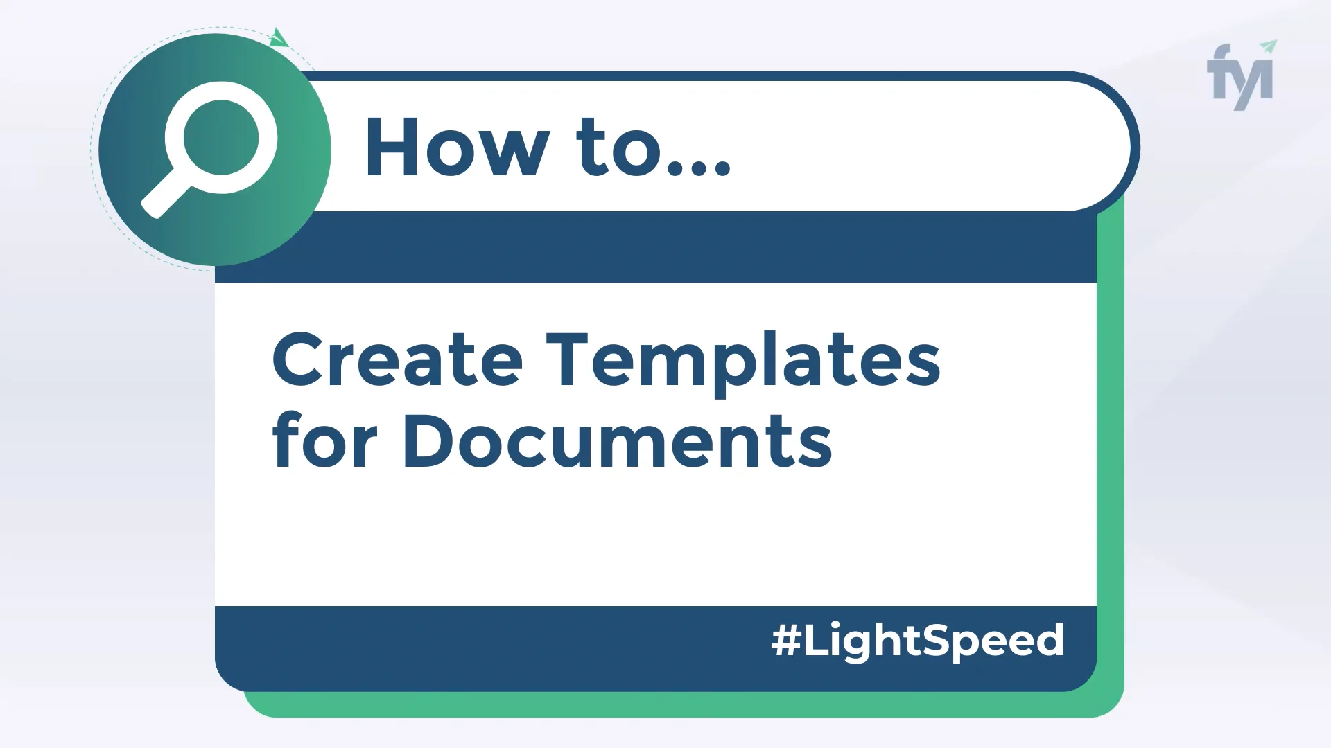 Creating Templates for Documents at #lightspeed on Vimeo