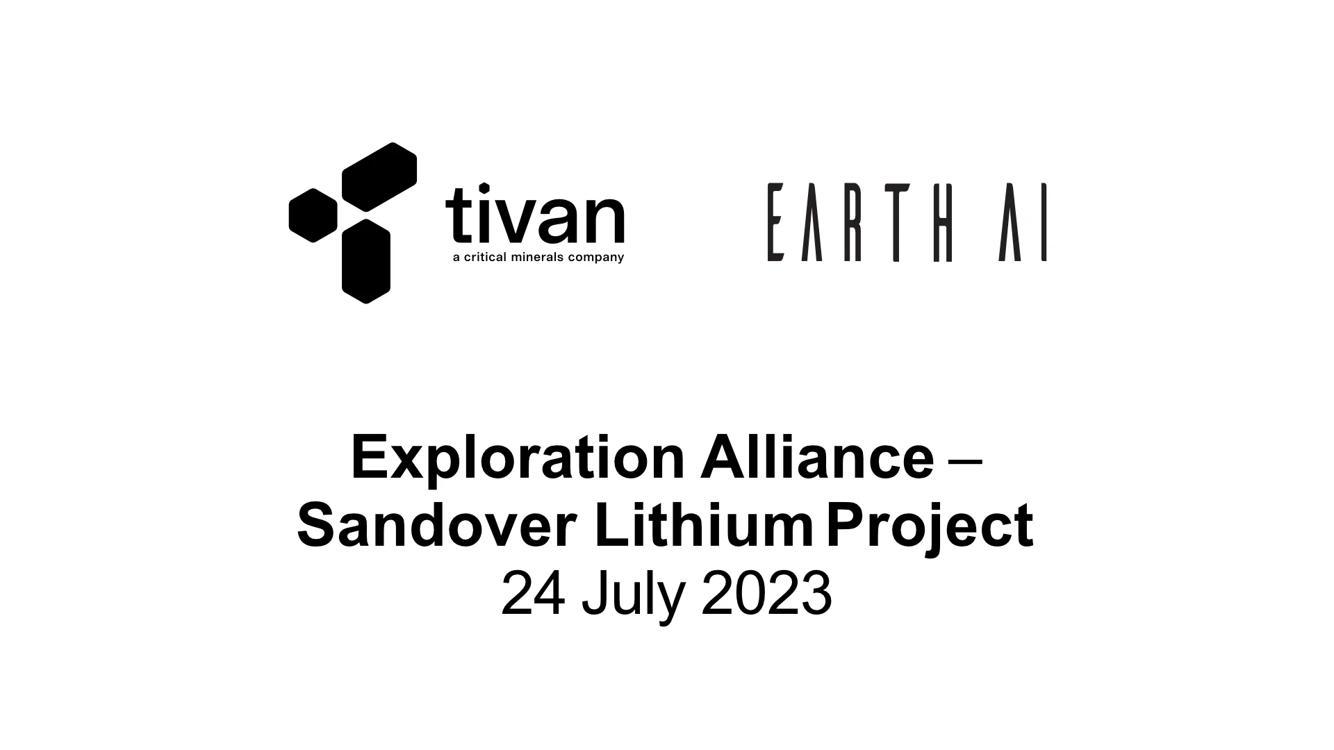 Tivan Ltd - Exploration Alliance – Sandover Lithium Project on Vimeo