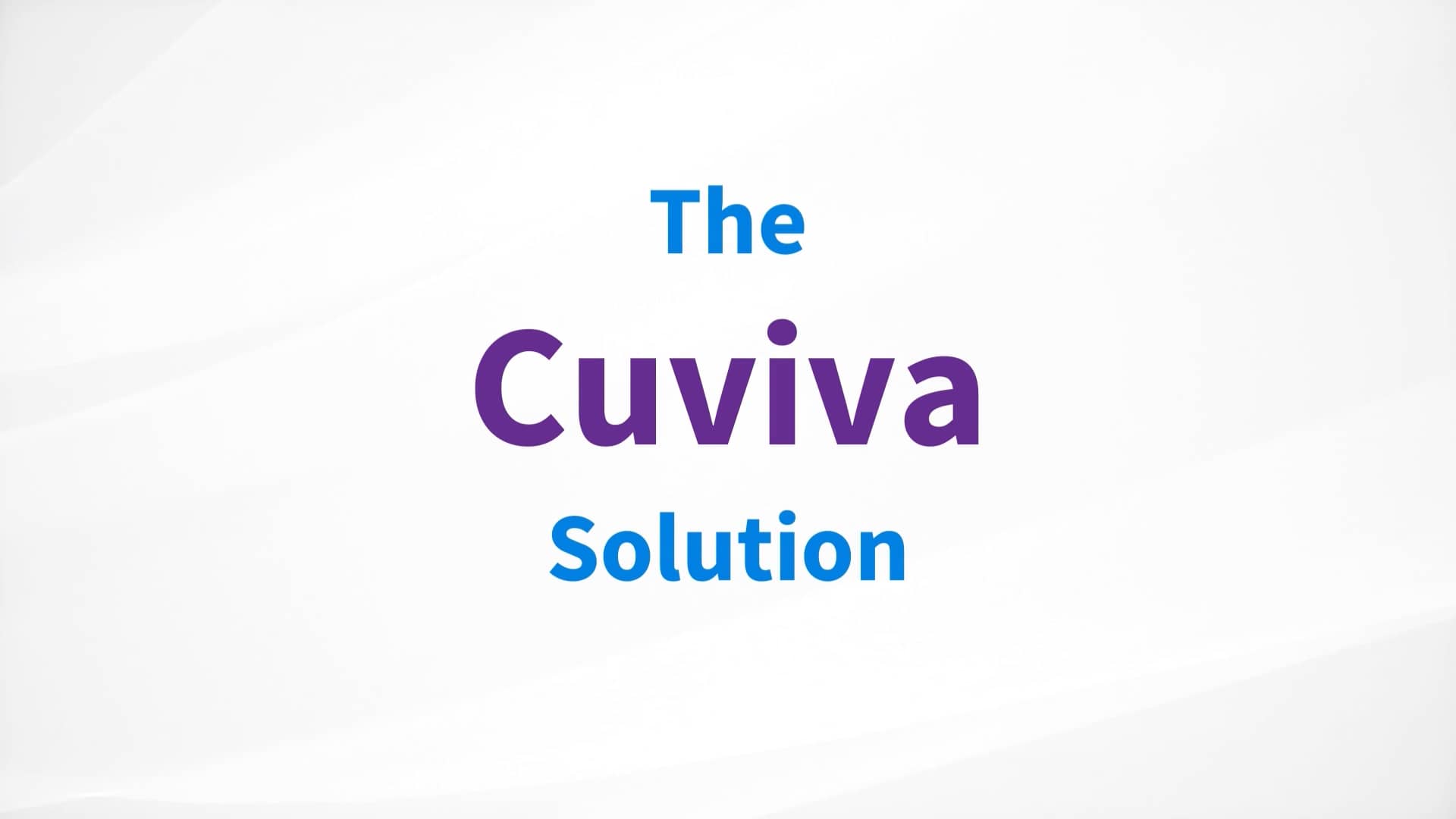 The Cuviva Solution on Vimeo
