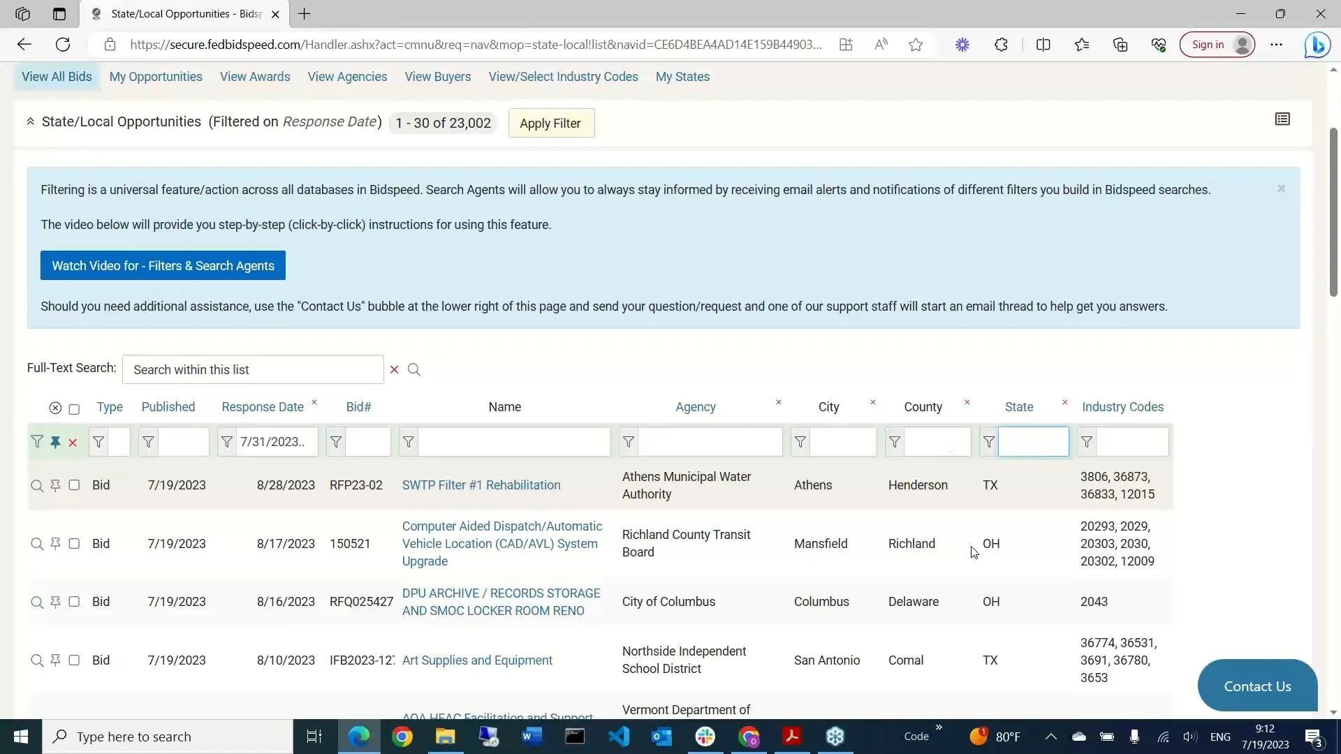 SBA7(j) State and Local Bid Opportunities Training on Vimeo