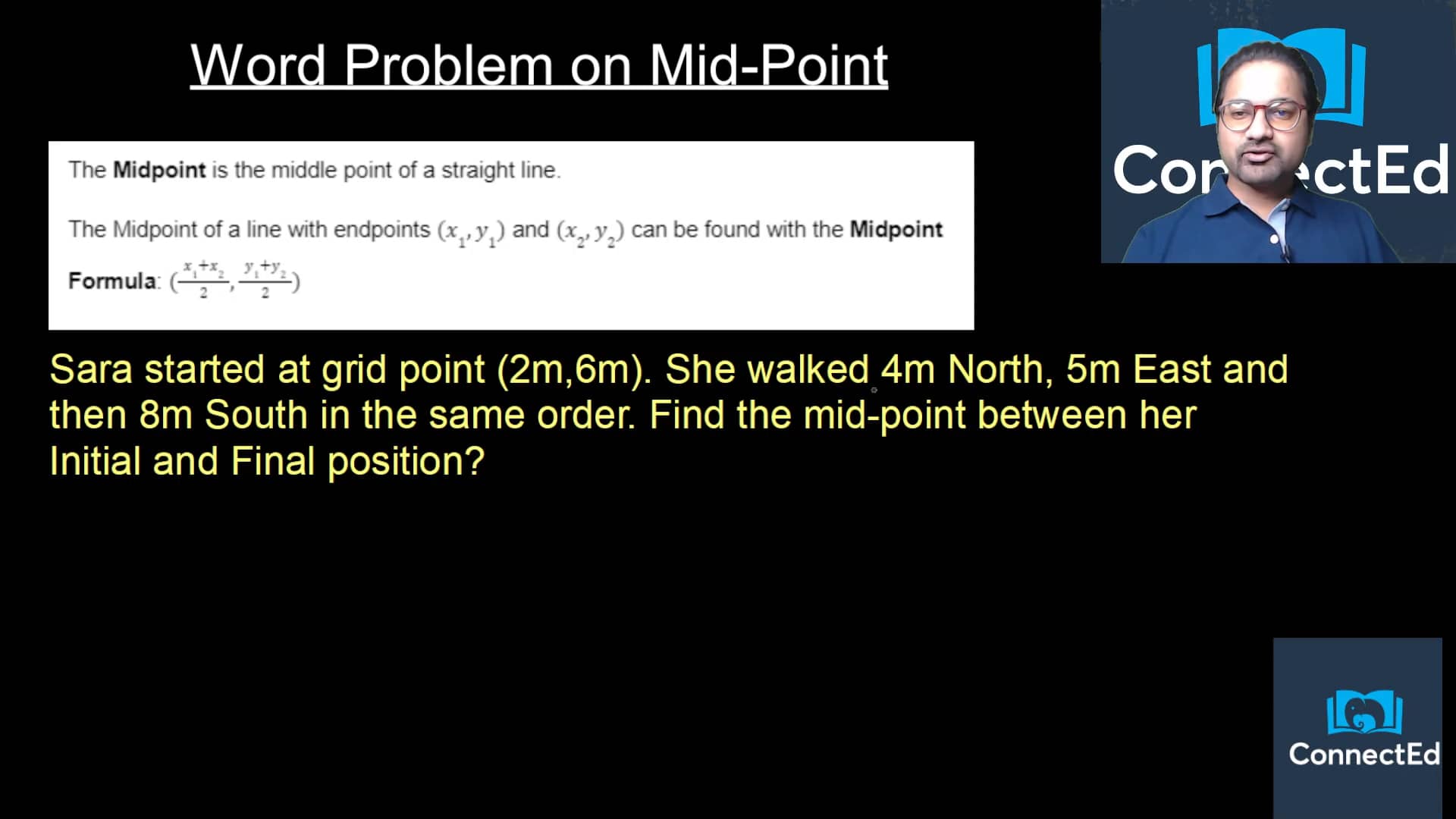Word Problems and the Midpoint Formula on Vimeo
