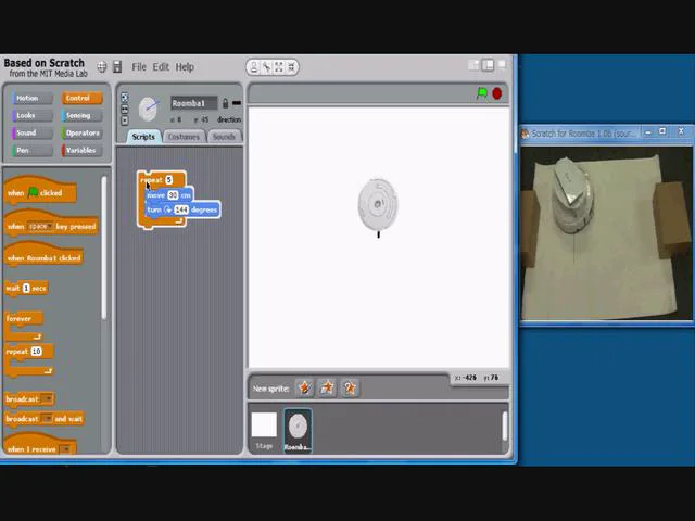 Prototype Demonstration: Access iRobot Roomba Open Interface from ...