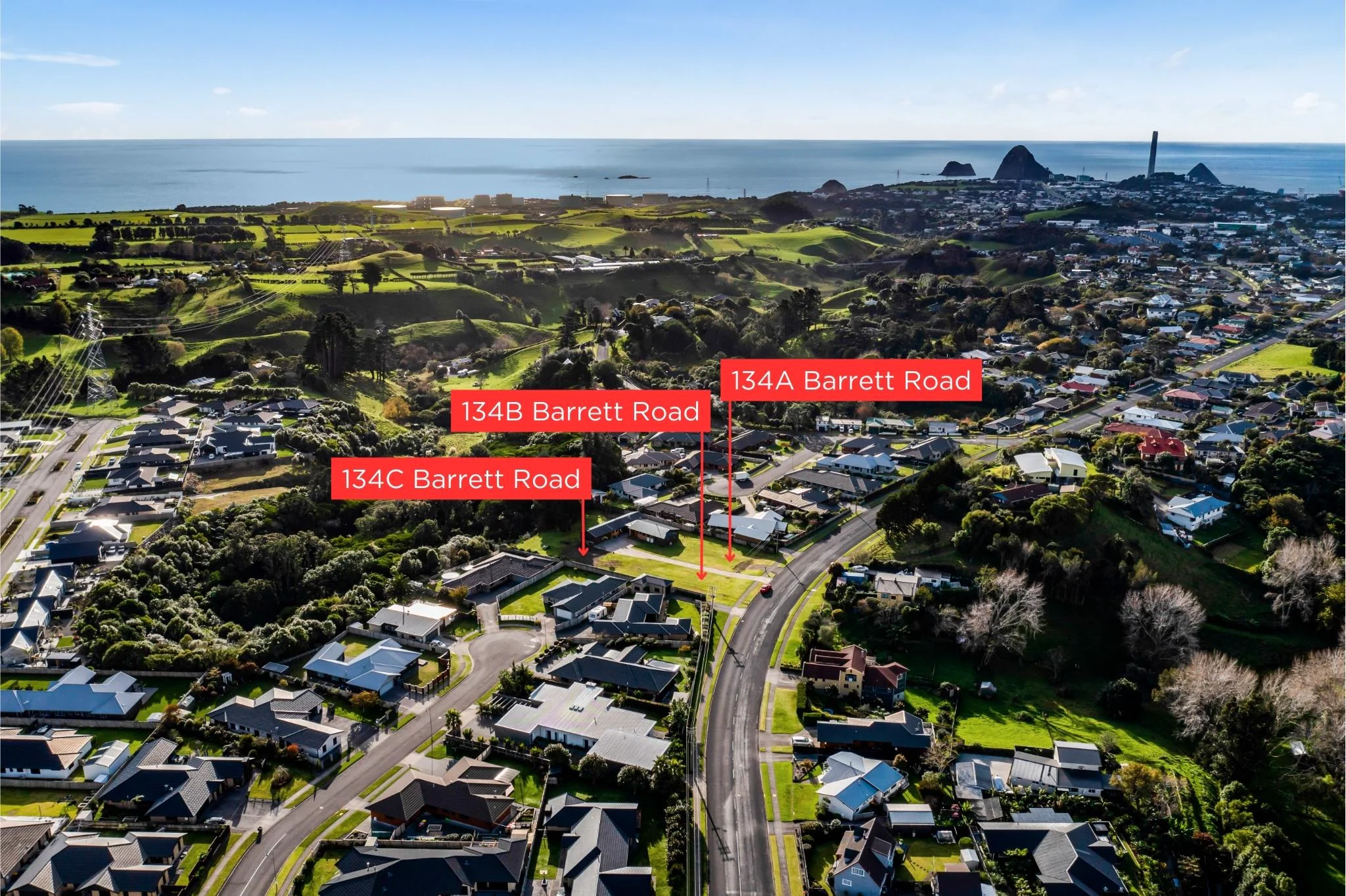134A, B and C Barrett Road, Whalers Gate, New Plymouth, Taranaki