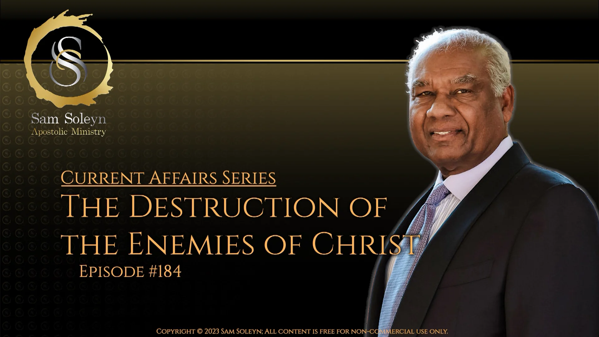Sam Soleyn - CA184 - The Destruction of the Enemies of Christ on Vimeo