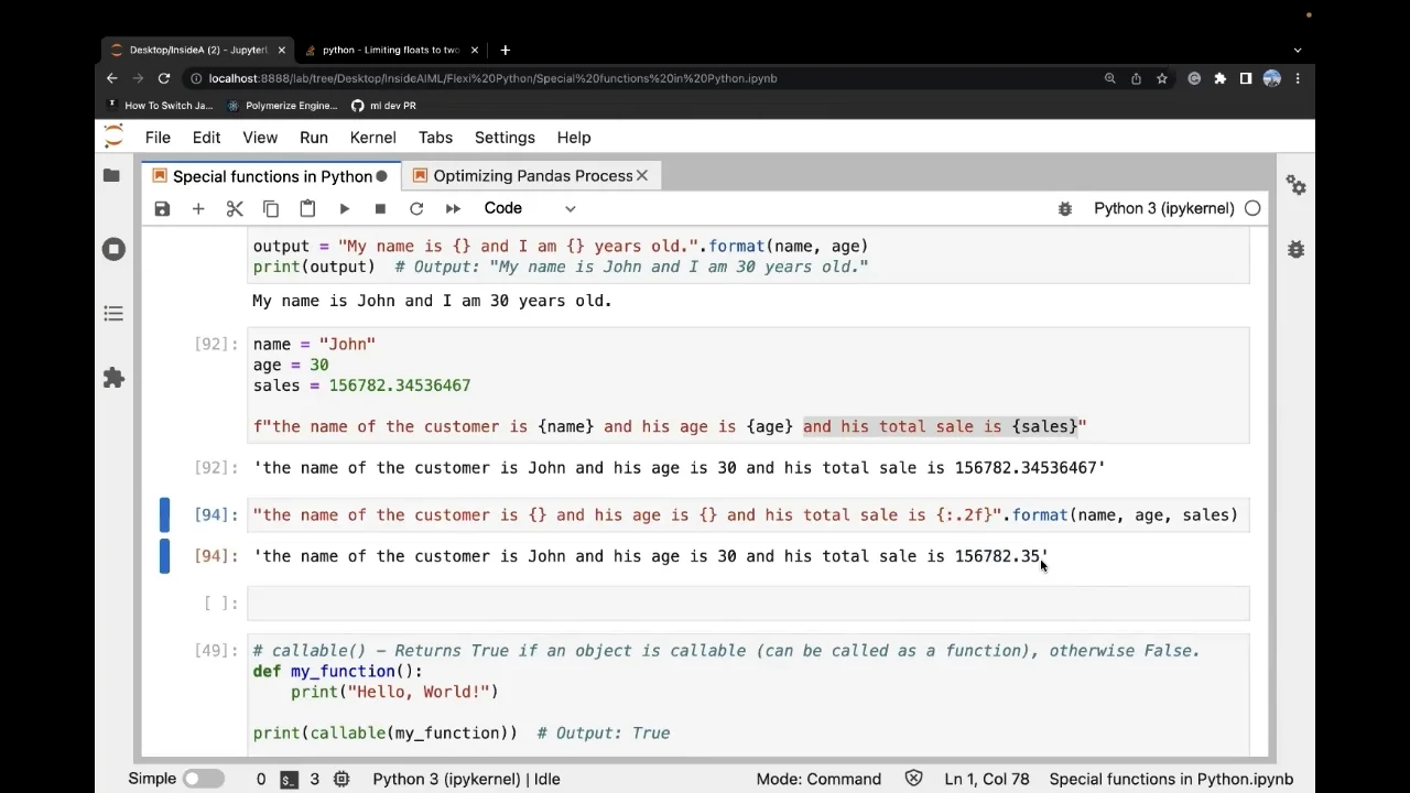 Python special function - formet function, callable function, on Vimeo