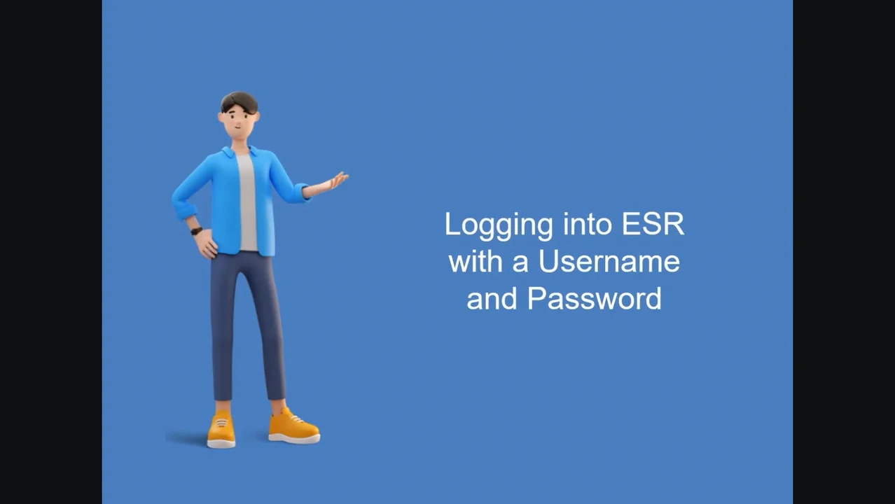 ESR - logging in