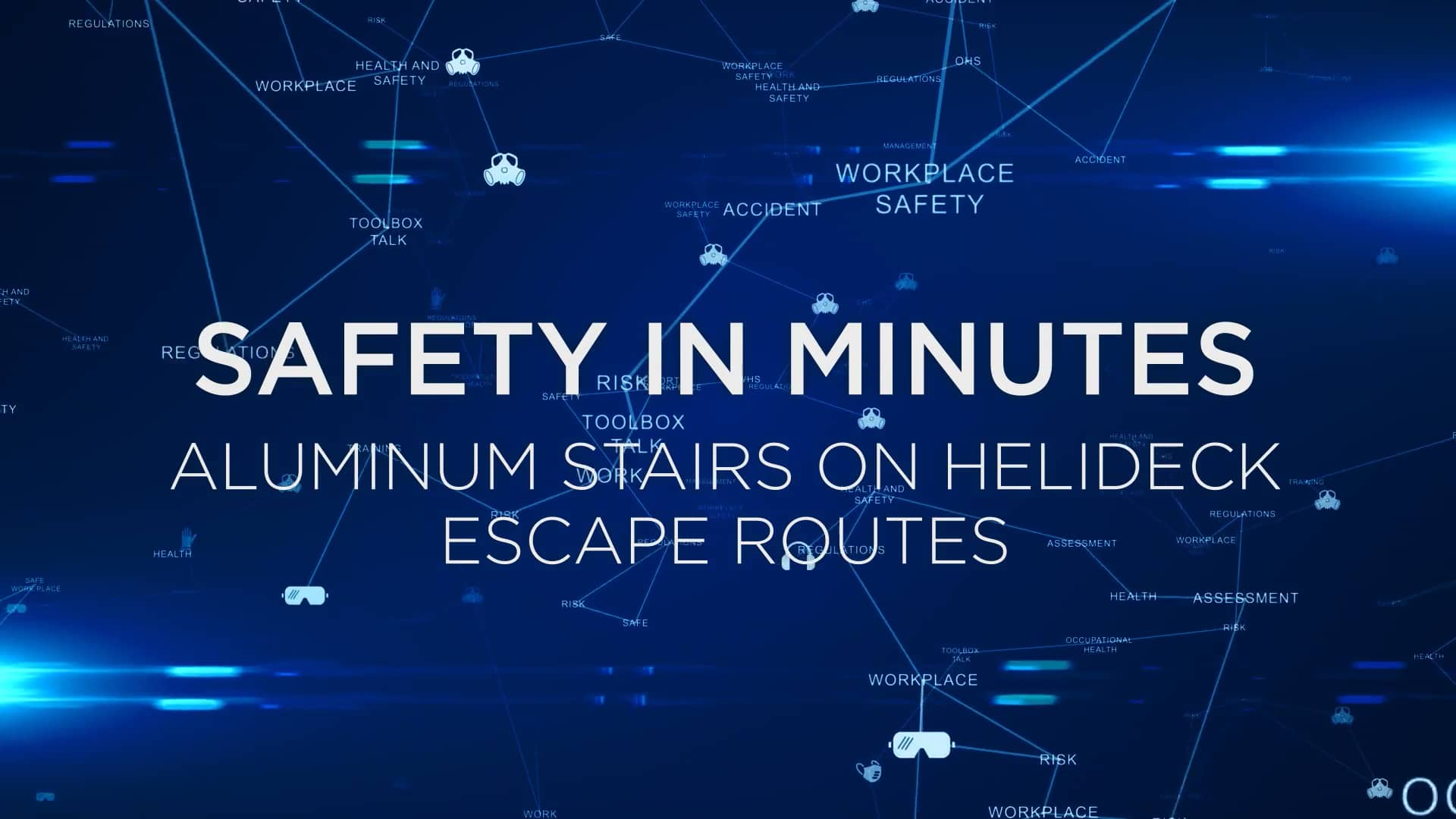 Aluminum Stairs on Helideck Escape Routes | Safety in Minutes on Vimeo