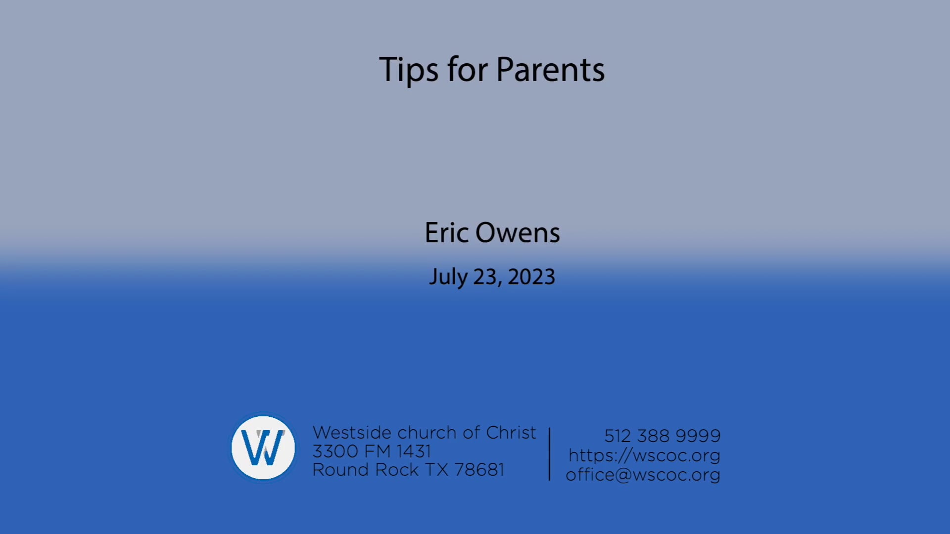 Tips for Parents on Vimeo