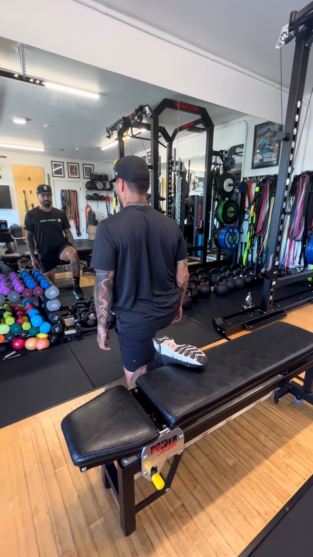 Quad Hip Flexor Stretch RFE 3 Positions on Vimeo