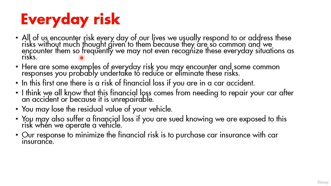 7 - Example of everyday risk on Vimeo