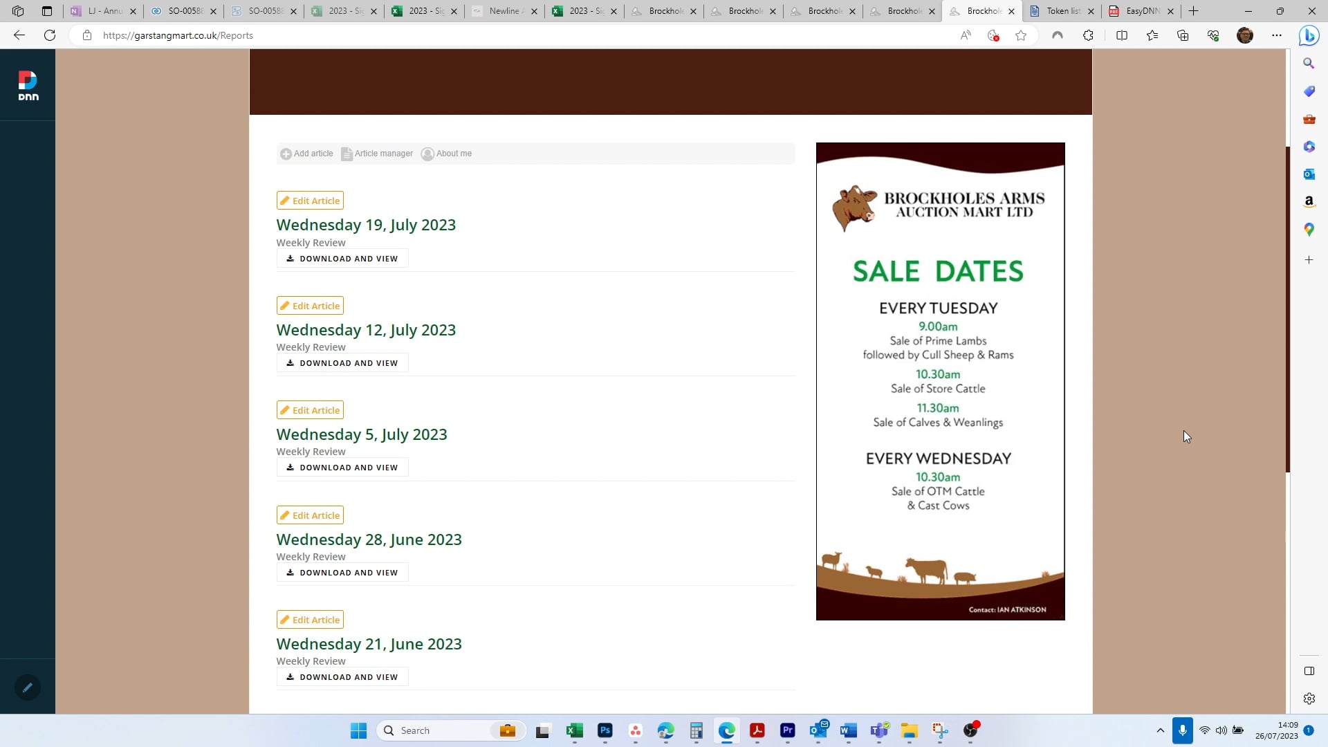 Adding reports to the system on Vimeo