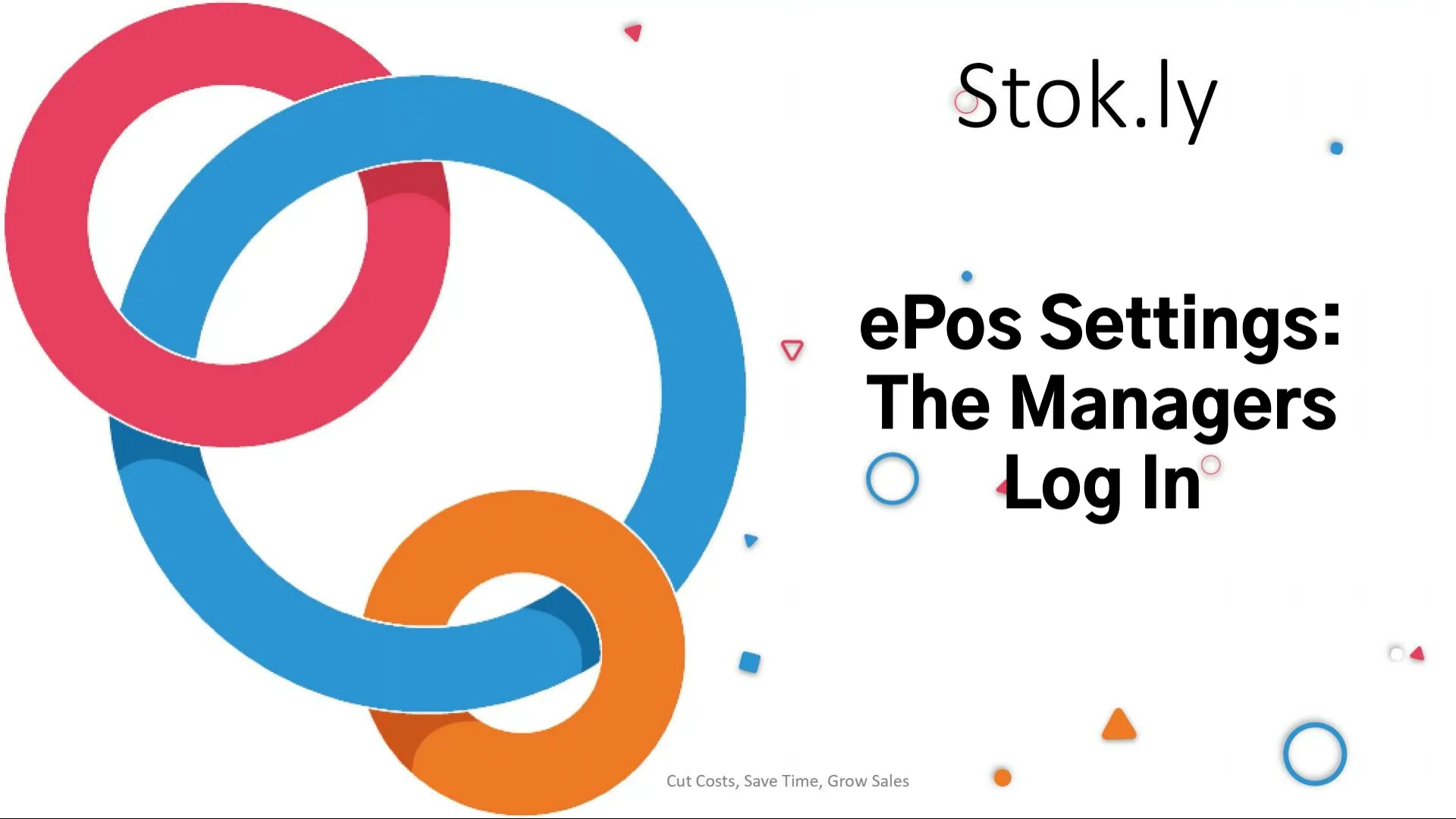 ePos Settings - Managers Login on Vimeo