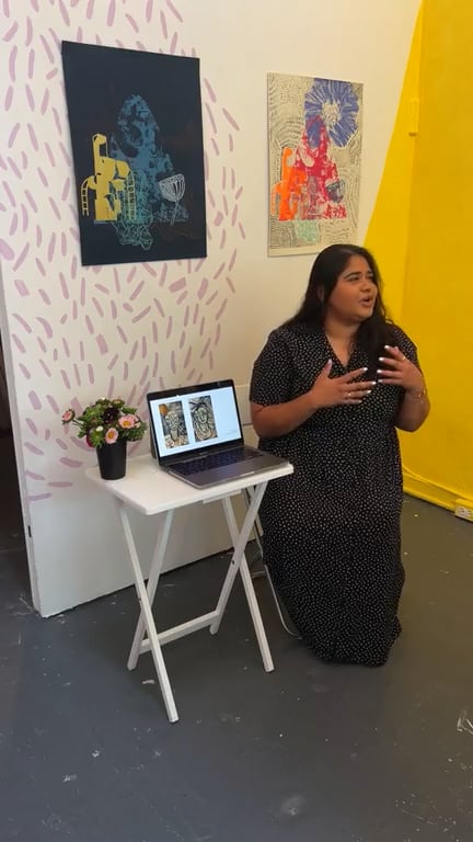 Shyama Kuver Artist Talk / E20: Printmaking Am I the Past, Am I the ...