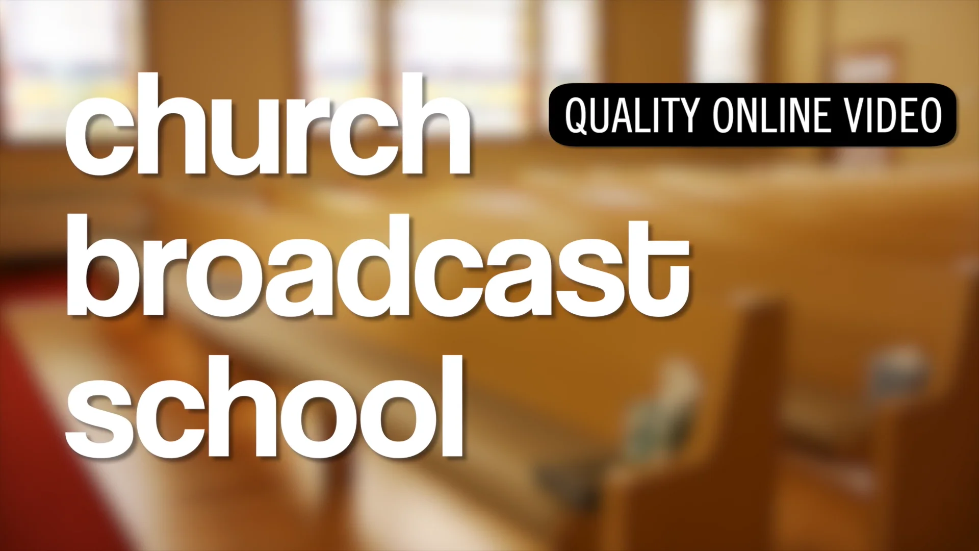 Church Broadcast School - Episode 4 on Vimeo