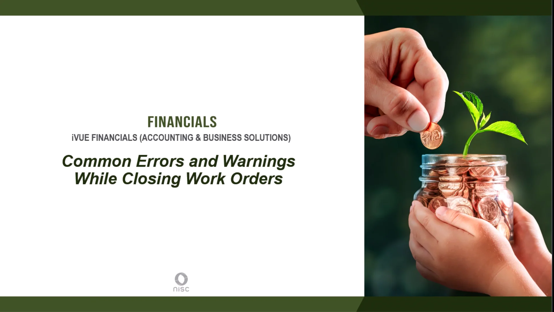Work Order - Errors and Warnings while Closing Work Orders on Vimeo