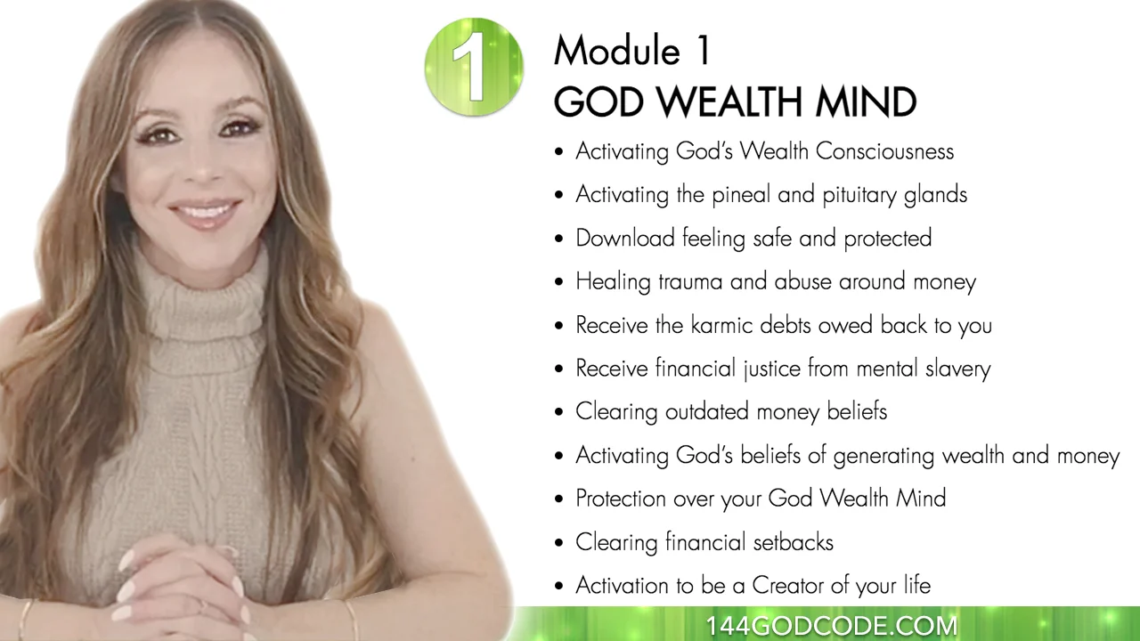Watch Module 1: GOD WEALTH MIND - NEW WEALTH GENERATING PROGRAM Online | Vimeo On Demand on Vimeo