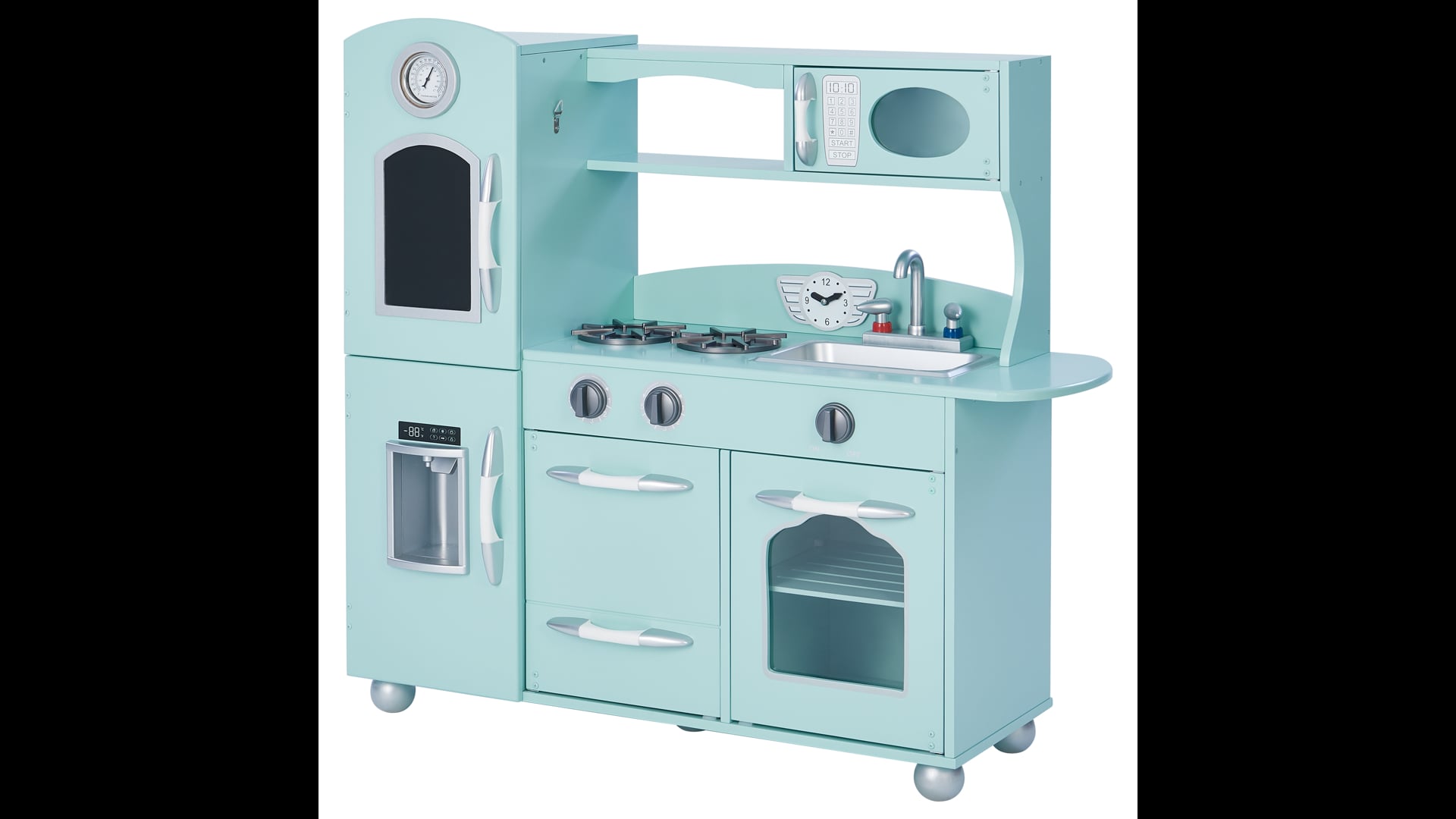 Wooden Play Kitchen Cooking Playset, White - Contemporary - Kids Toys ...