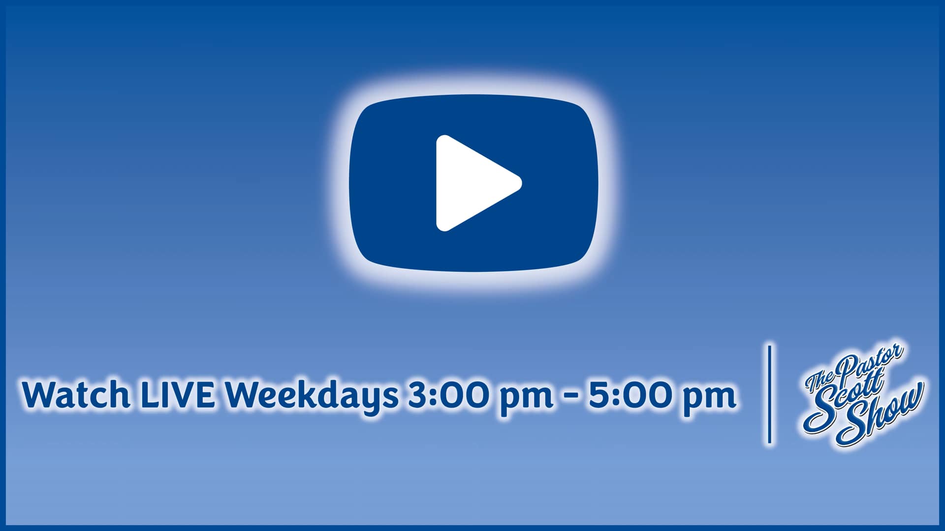 The Pastor Scott Show LIVE STREAM on Vimeo