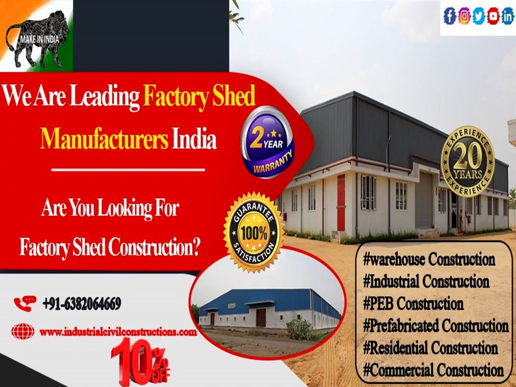 Godown, Warehouse, Factory Shed Construction Chennai, trichy ...