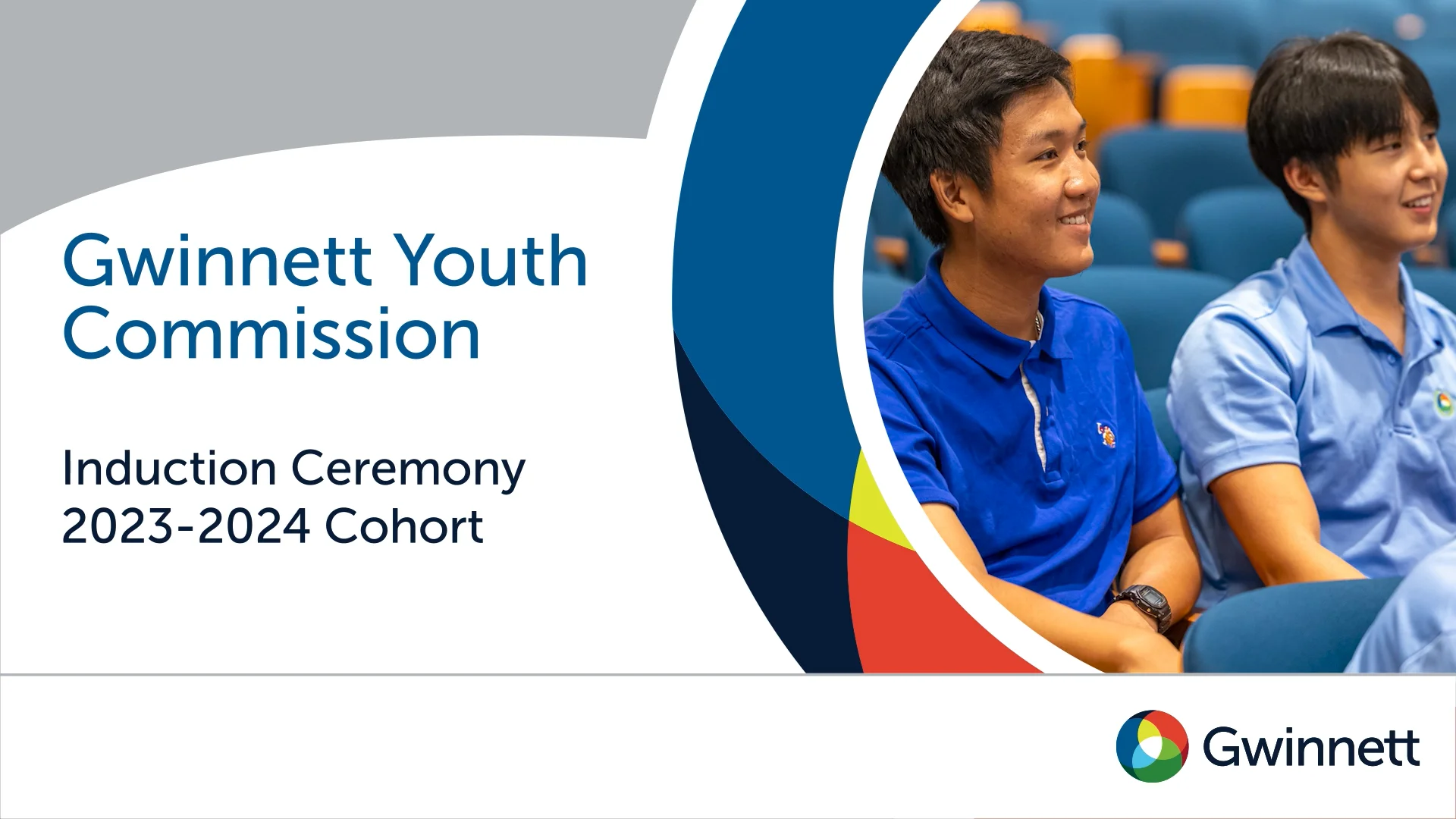 Gwinnett Youth Commission Induction Ceremony 2023-2024 Cohort