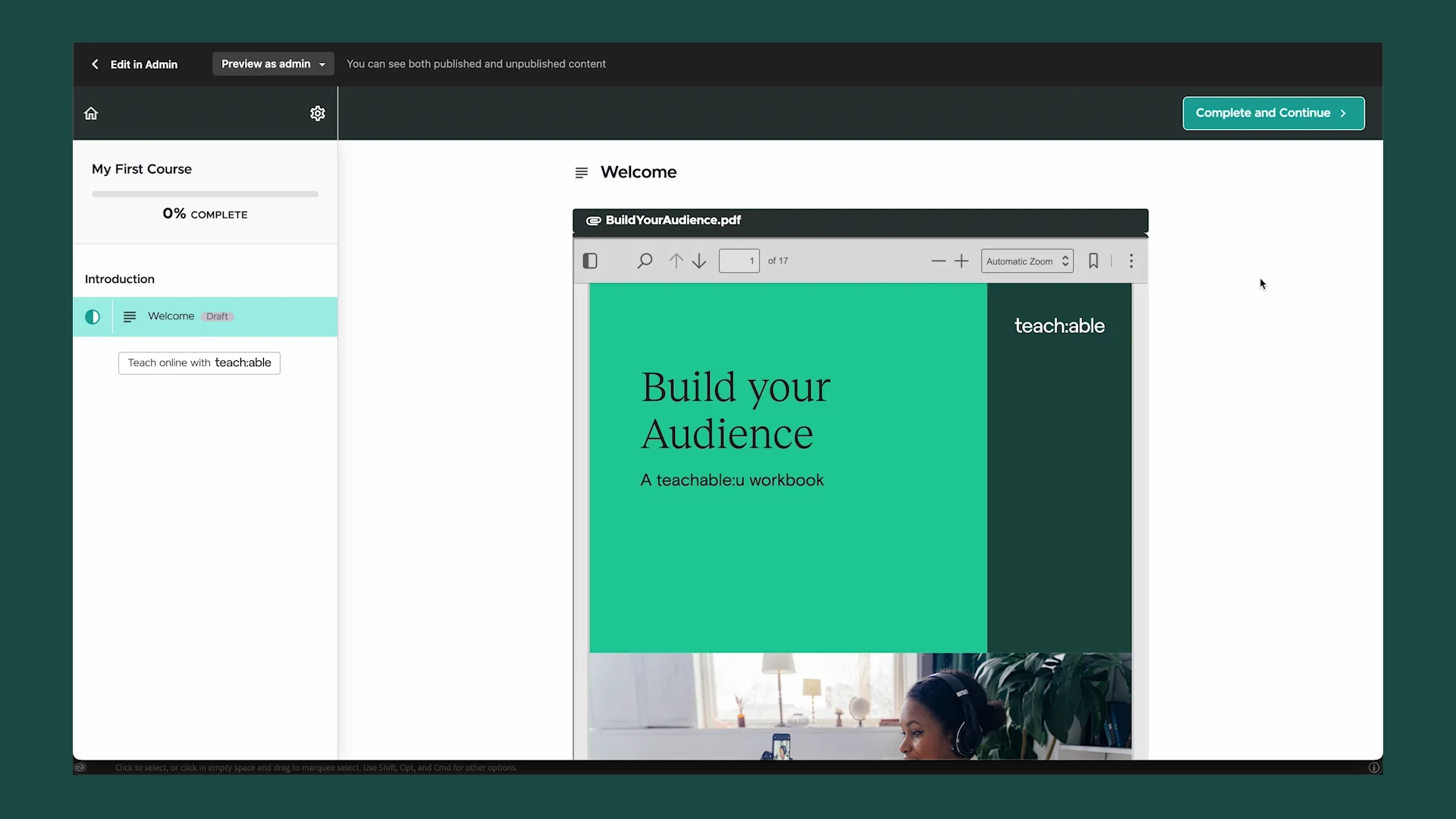QOF - Adding-Previewing Content