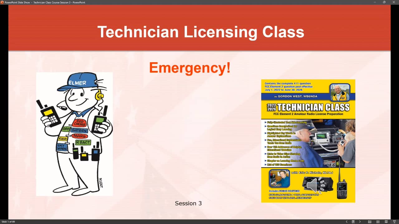 Amateur Radio Technician Class License Course Session 3 7.26.23 on Vimeo