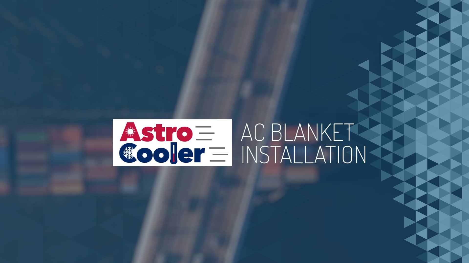 Astro-Cooler® Blanket Install on Vimeo