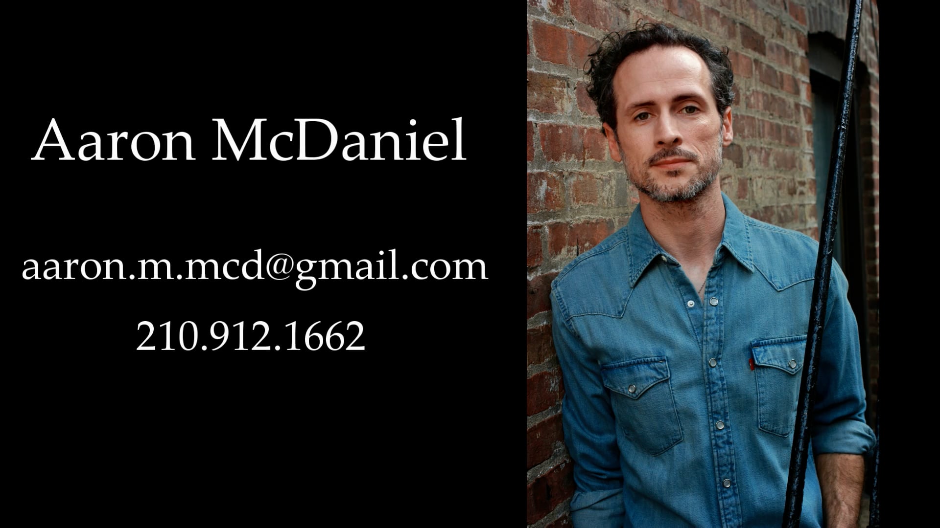 Aaron McDaniel Reel on Vimeo