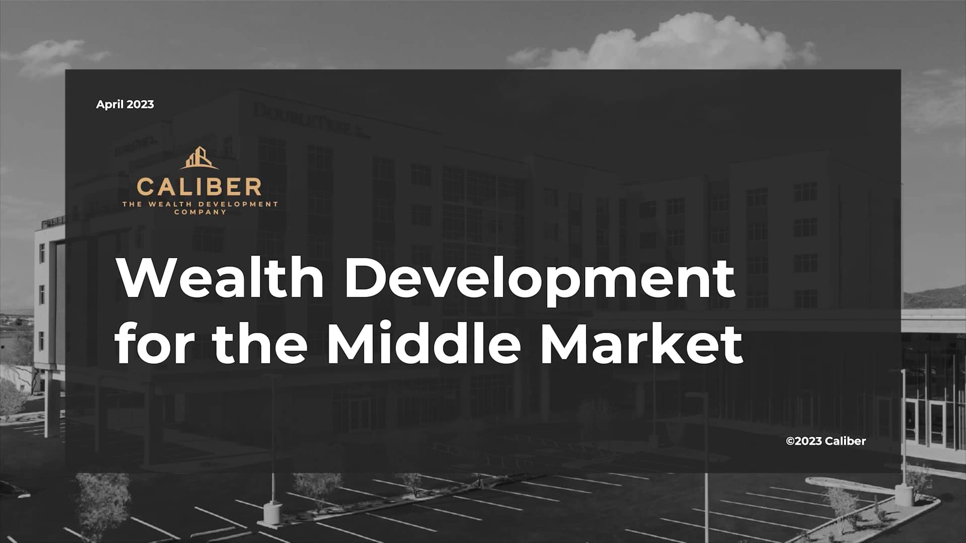 Caliber Investor Presentation on Vimeo