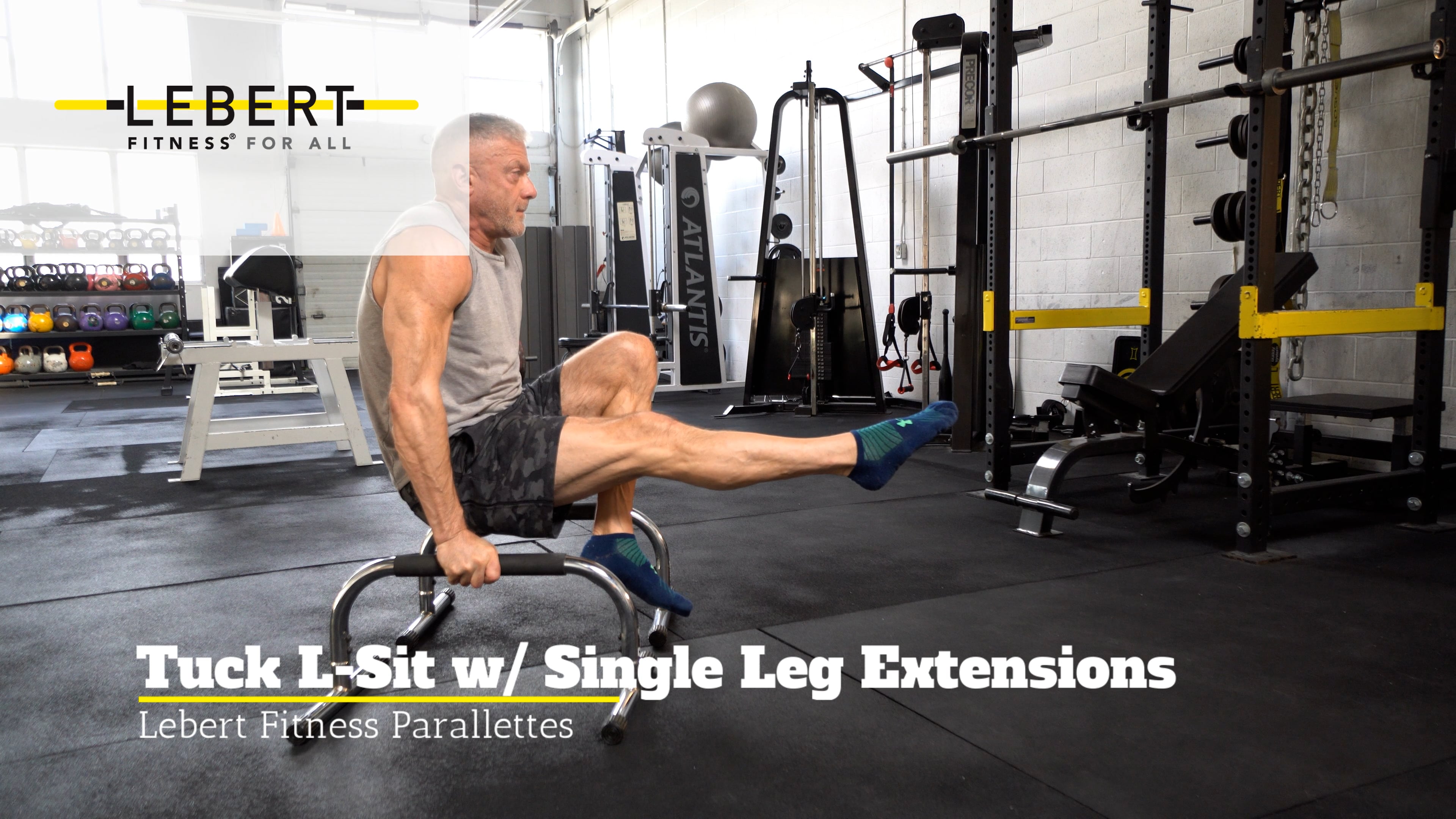 Tuck L Sit w Leg Ext on Vimeo